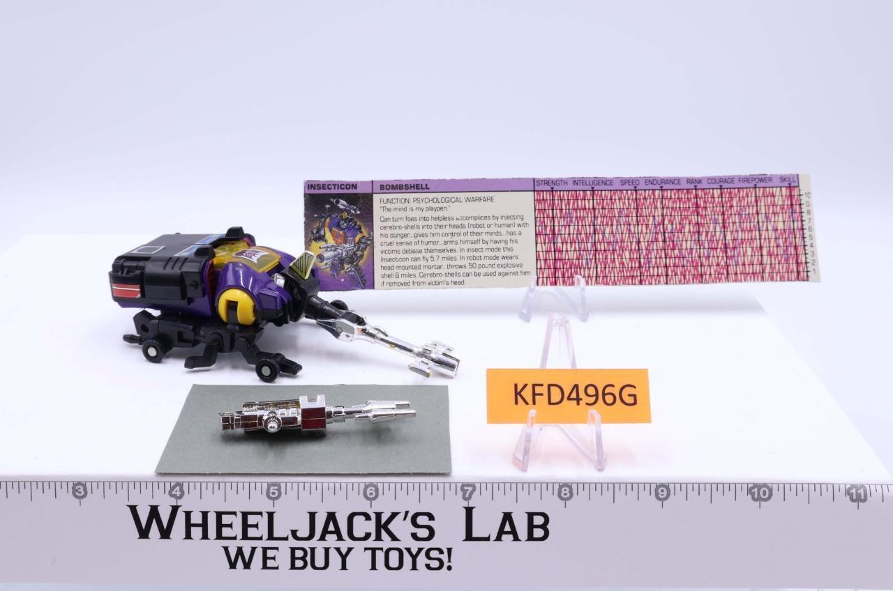 Bombshell 100% Complete NEAR MINT 1985 G1 Transformers Rhinoceros ...