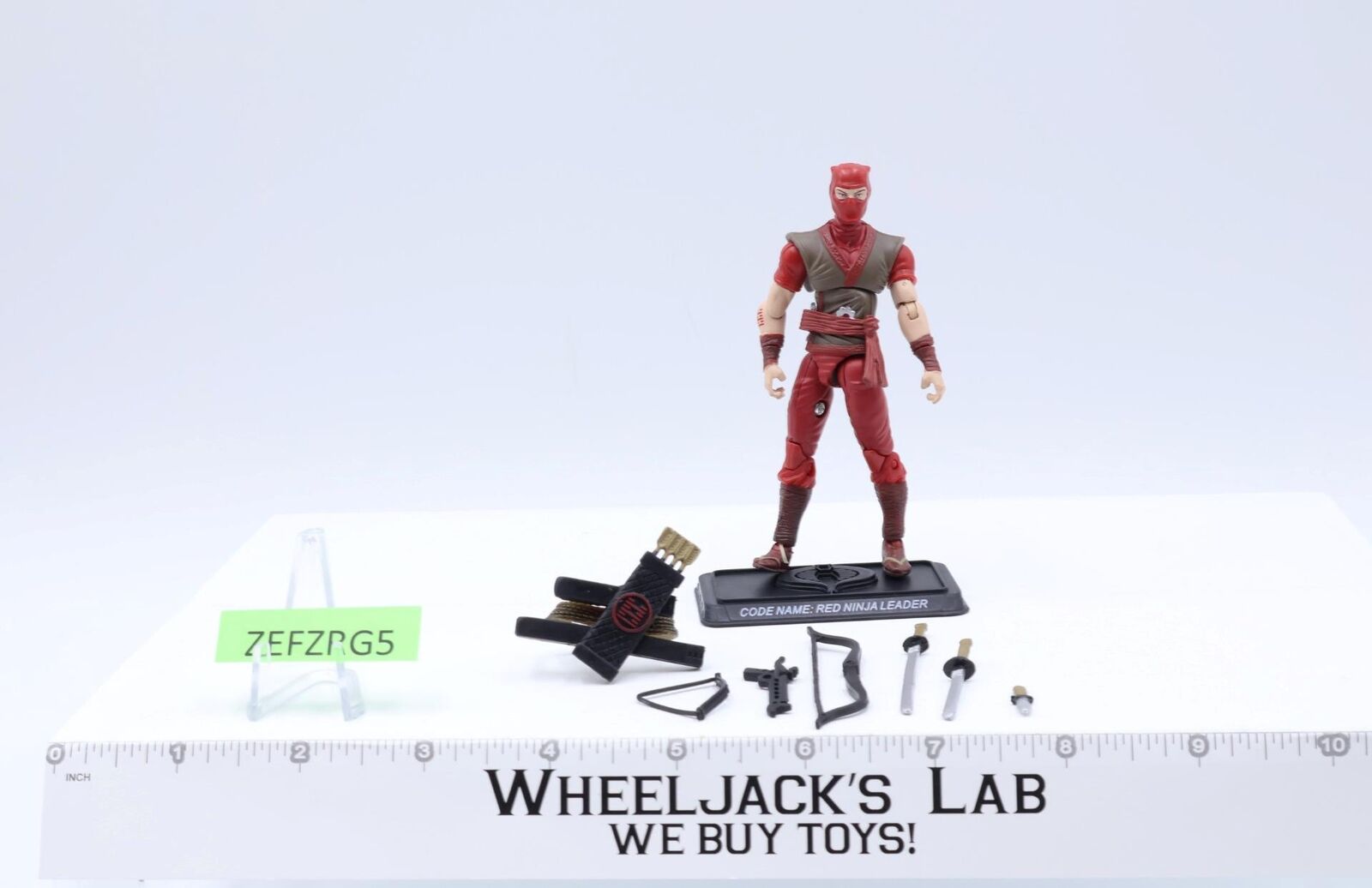 Red Ninja Leader Complete GI Joe Snake Eyes vs Red Ninja Troopers 2008 ...