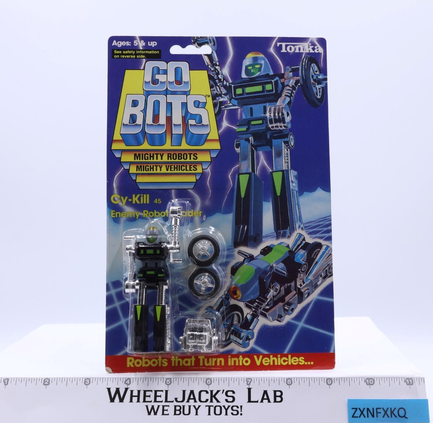 Cy-Kill Enemy Robot Leader Car Gobots 1985 Tonka Action Figure NEW MOSC ...