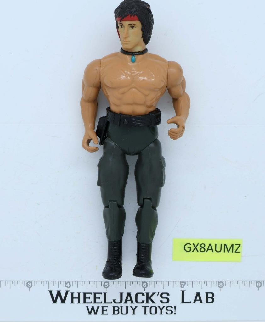 John Rambo Sylvester Stallone Rambo 1986 Coleco Vintage Action Figure ...