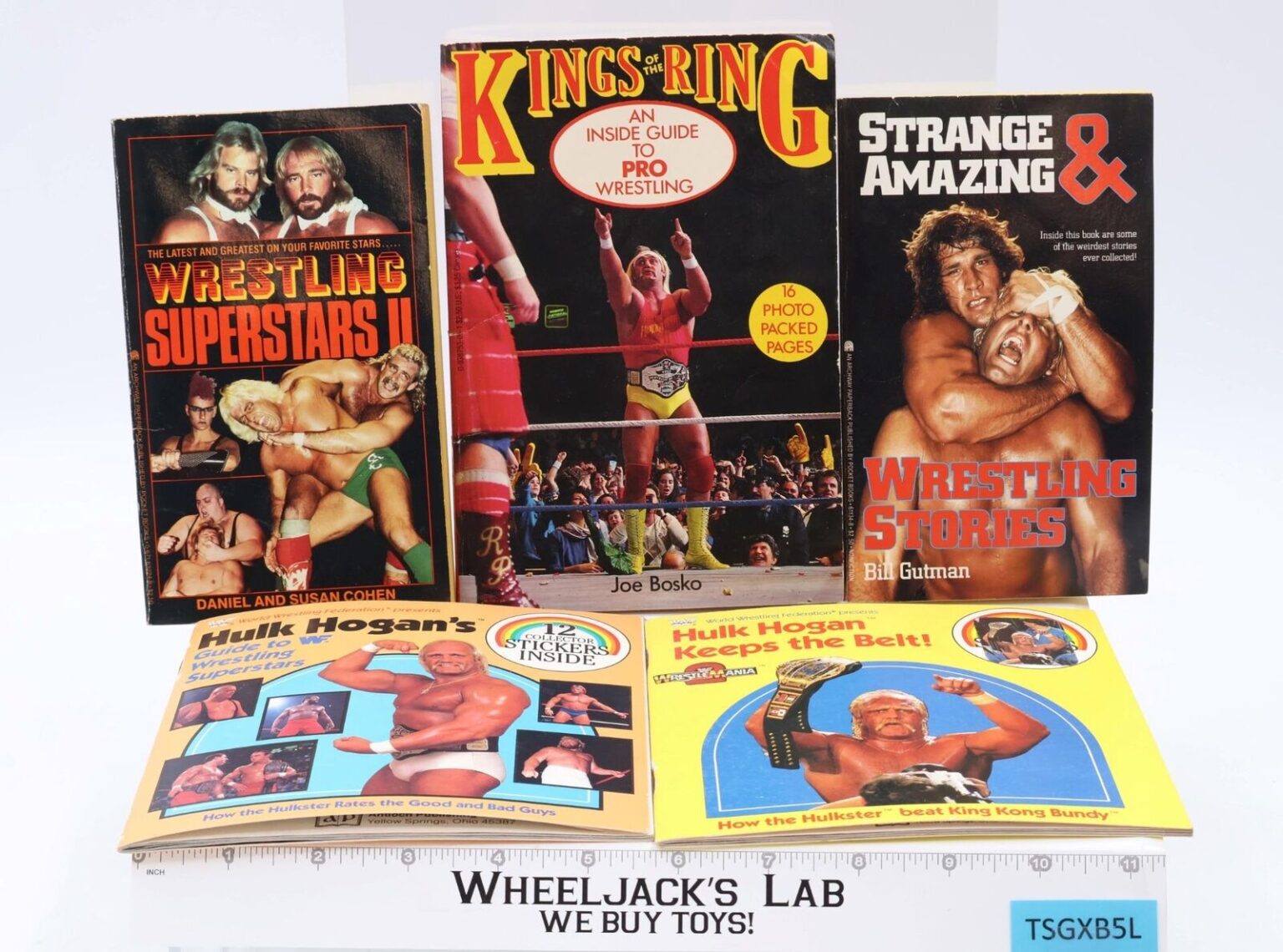Lot of 5 Wrestling Books Kings of the King Hulk Hogan Superstar WWF ...