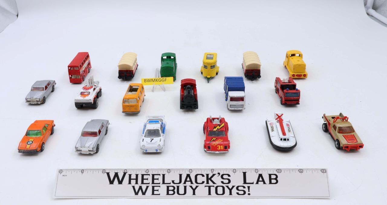 Lot of 18 Miscellaneous Cars/Vehicles/Trucks Vintage Matchbox ...