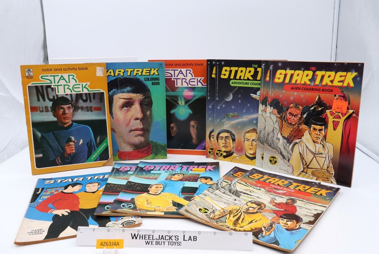 Lot of 12 Star Trek Coloring / Activity / Puzzle Books Vintage ...