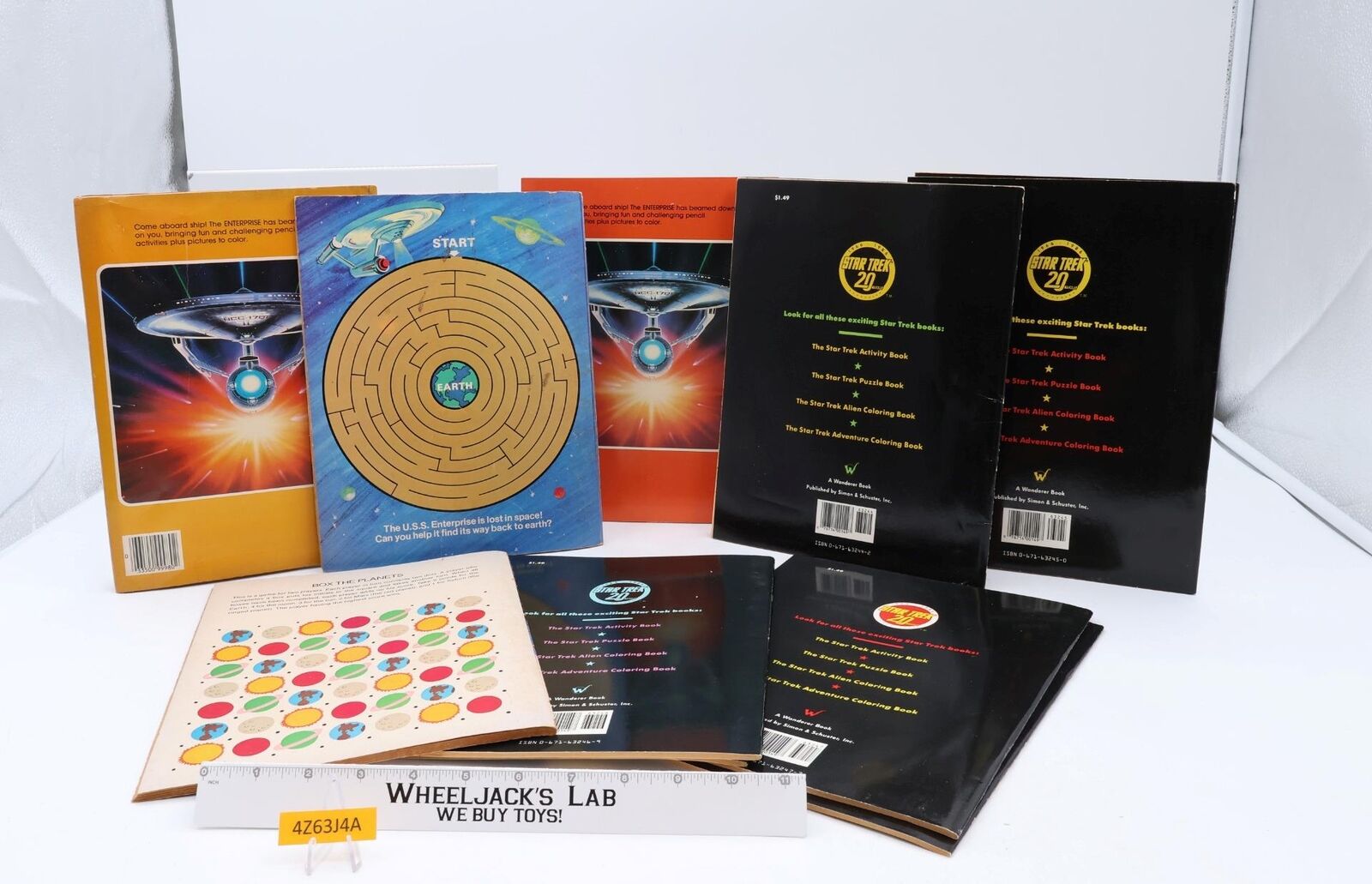 Lot of 12 Star Trek Coloring / Activity / Puzzle Books Vintage ...