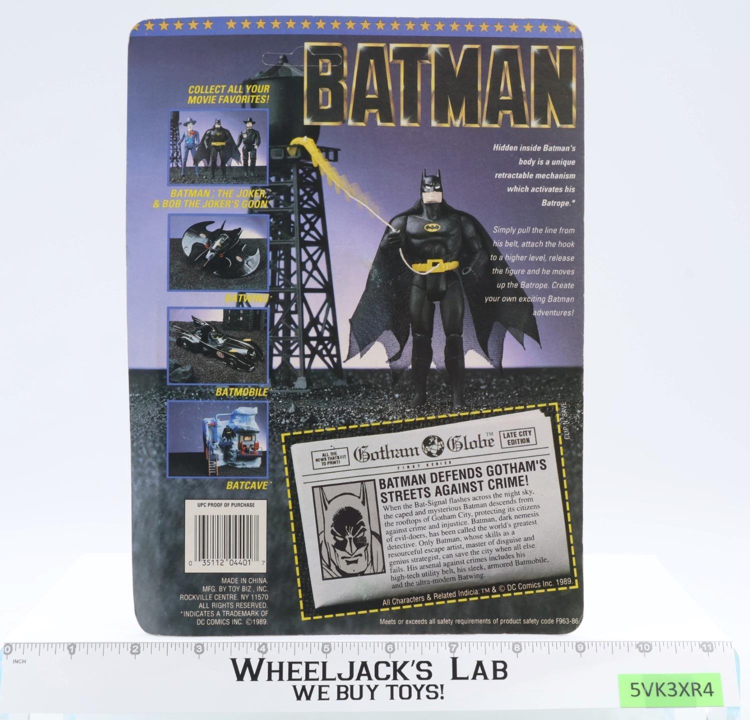 Batman Bat Rope MOSC NEW DC Comic Super Heroes Toy Biz 1989 Action ...