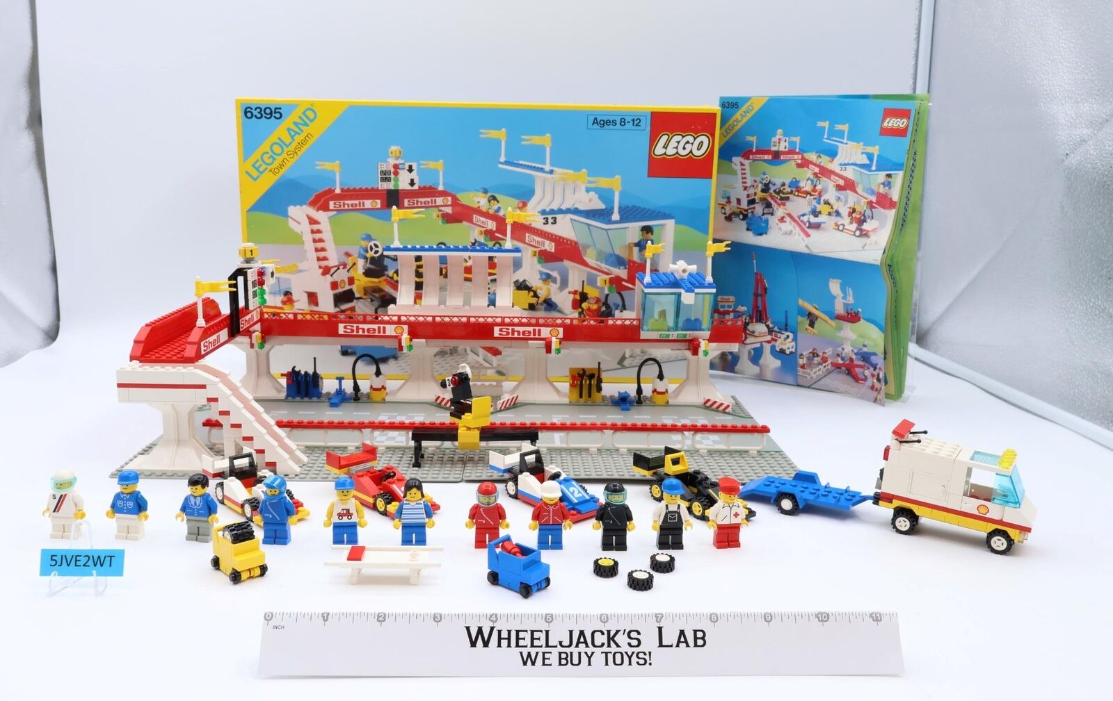 #6395 Victory Lap Raceway W/Box & Instructions Legoland 1988 Town ...