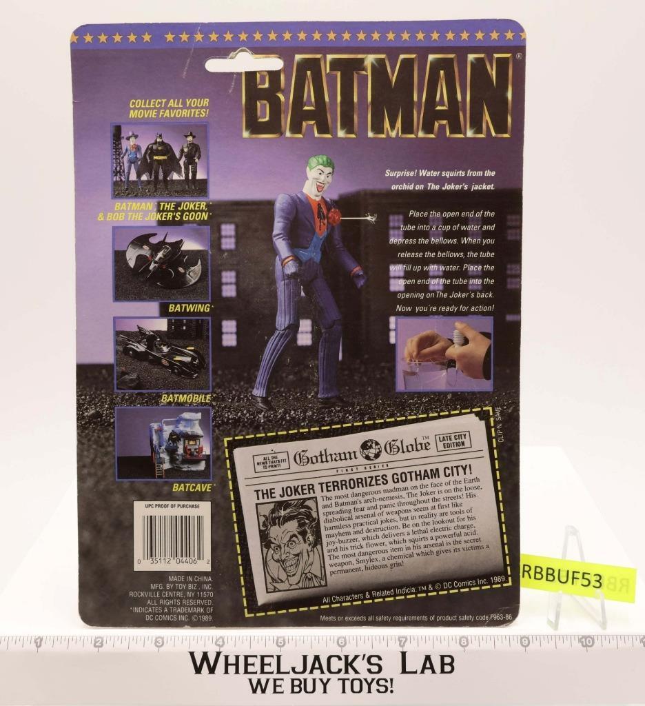 The Joker Batman DC Comics 1989 NEW MOSC Vintage Toybiz - Wheeljack's Lab