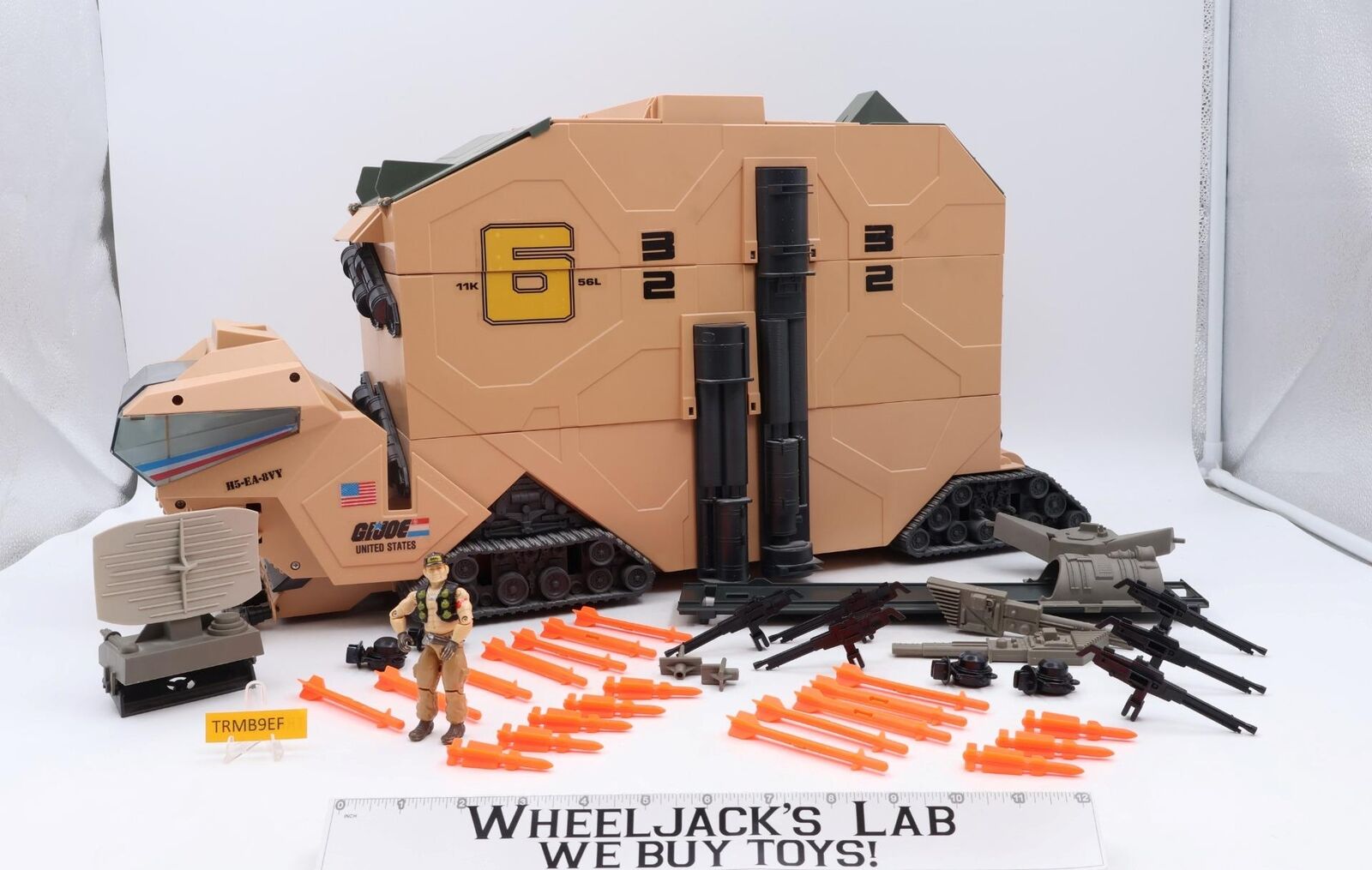Mobile Command Center W/ Steam-Roller GI Joe 1987 Hasbro Action Figure ...