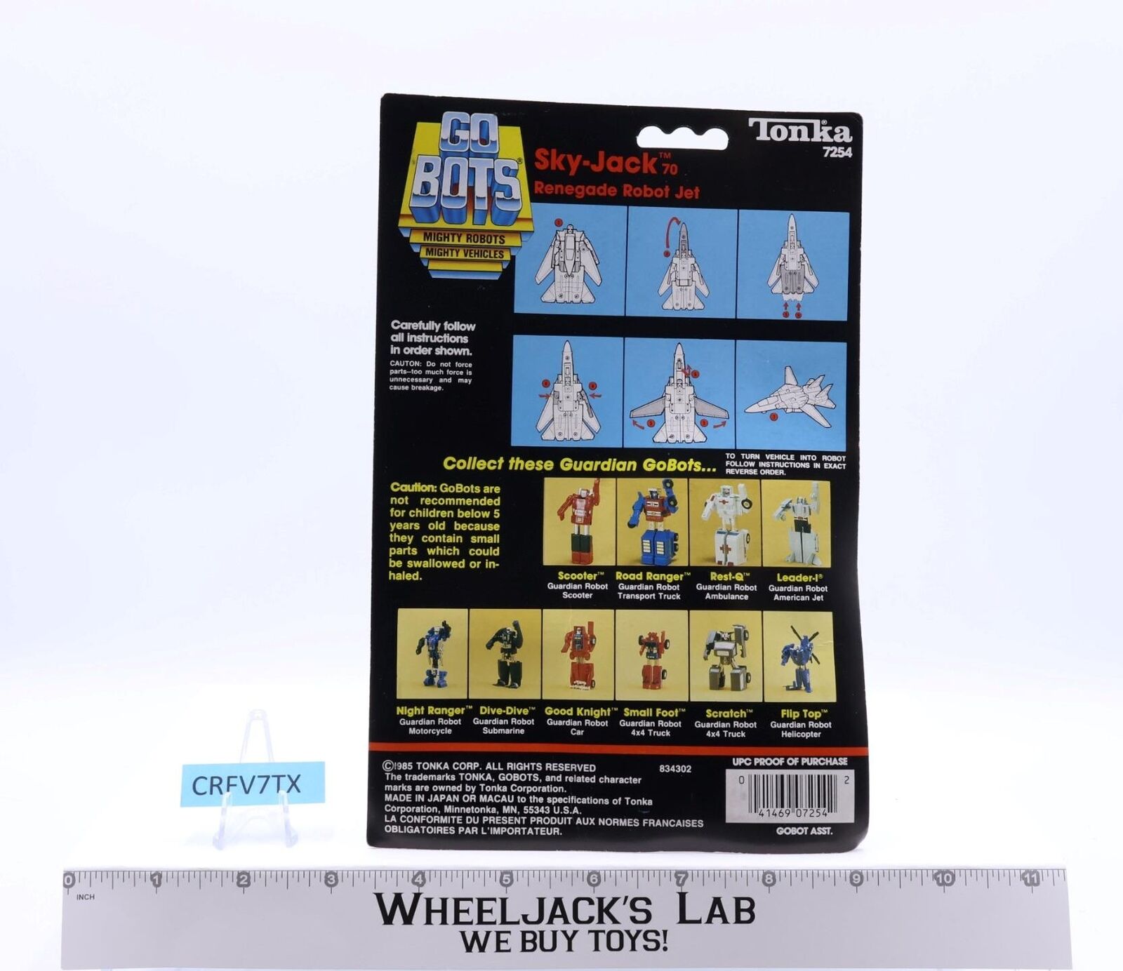 Sky-Jack Robot Jet Mighty Robots 1985 Tonka Gobots Vintage Figure NEW ...