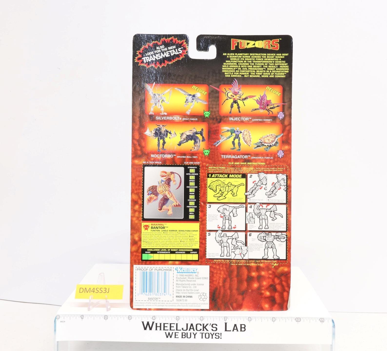 Bantor 100% Complete Transformers Beast Wars 1998 Hasbro Action Figure ...