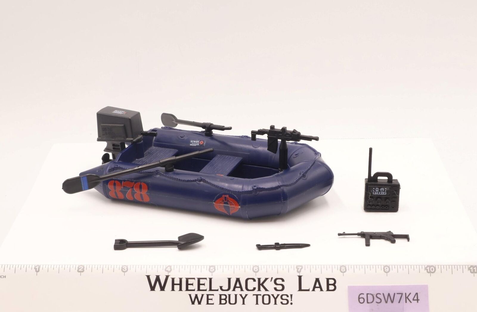 Cobra Night Landing Raft 100% Complete G.I. Joe 1985 Hasbro Vintage ...