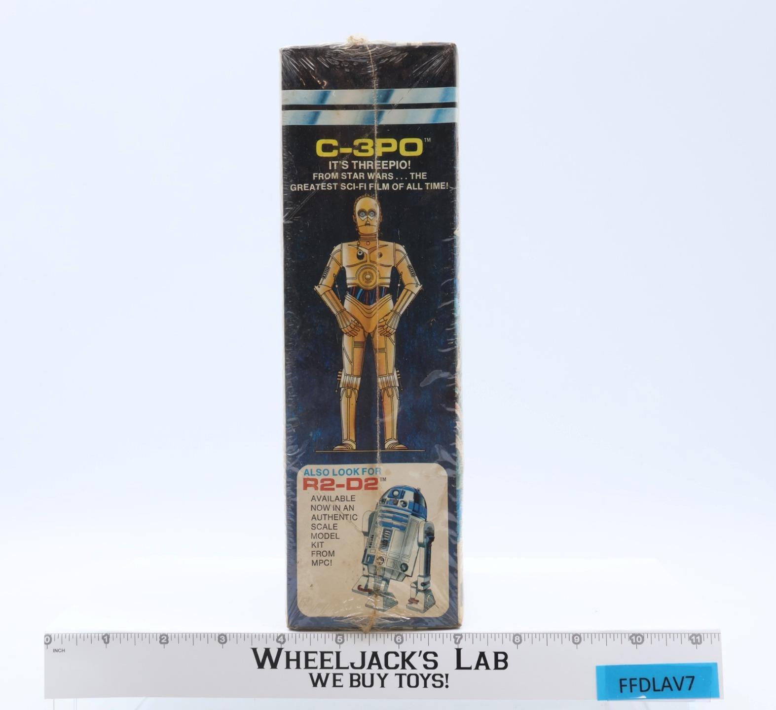 The Authentic C-3PO See-Threepio Star Wars 1977 MPC 10" Model Kit NEW ...