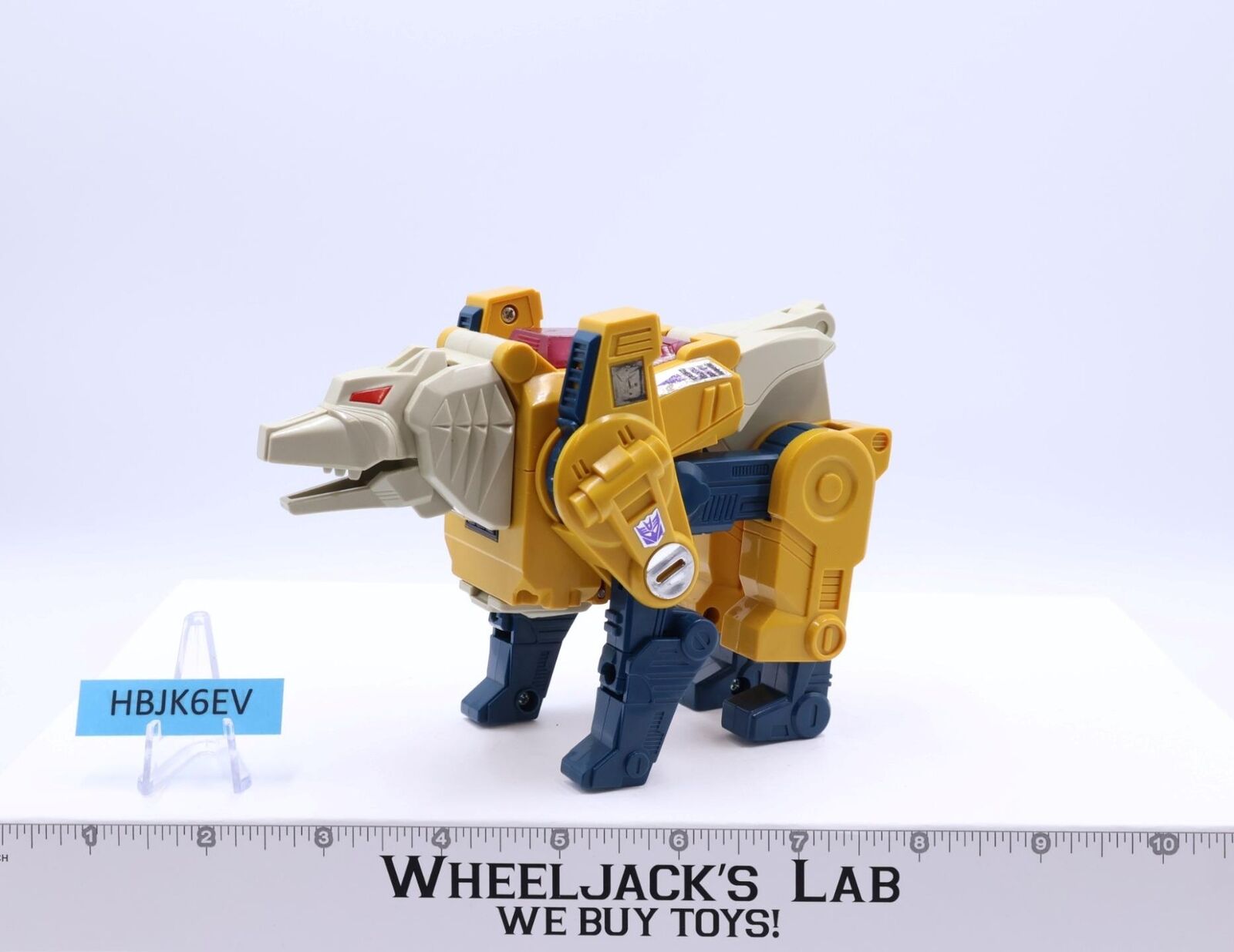 Weirdwolf Vintage 1987 G1 Transformers Hasbro Action Figure - Wheeljack ...