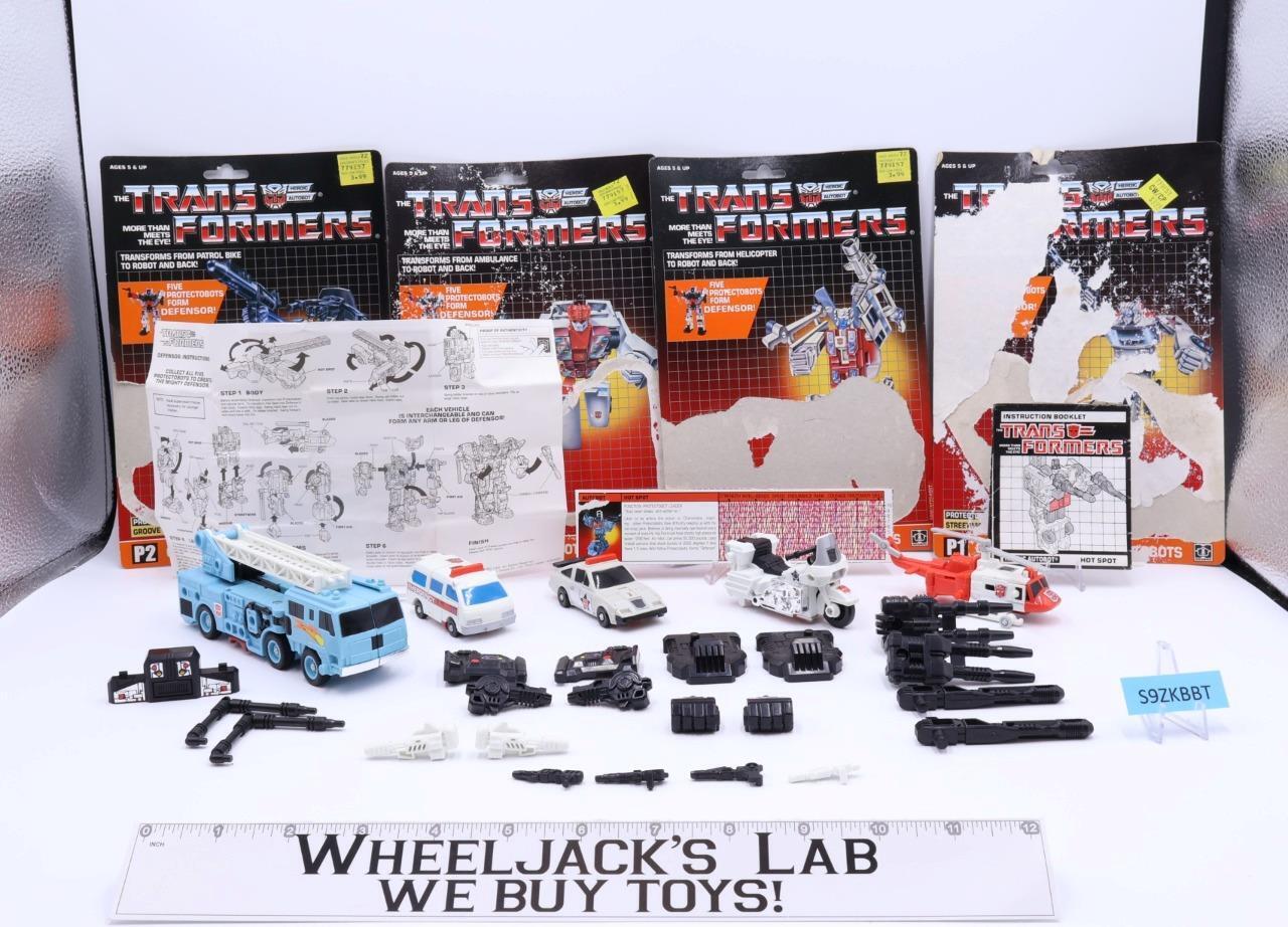 Defensor 100% Complete Vintage 1986 G1 Transformers Hasbro Action ...