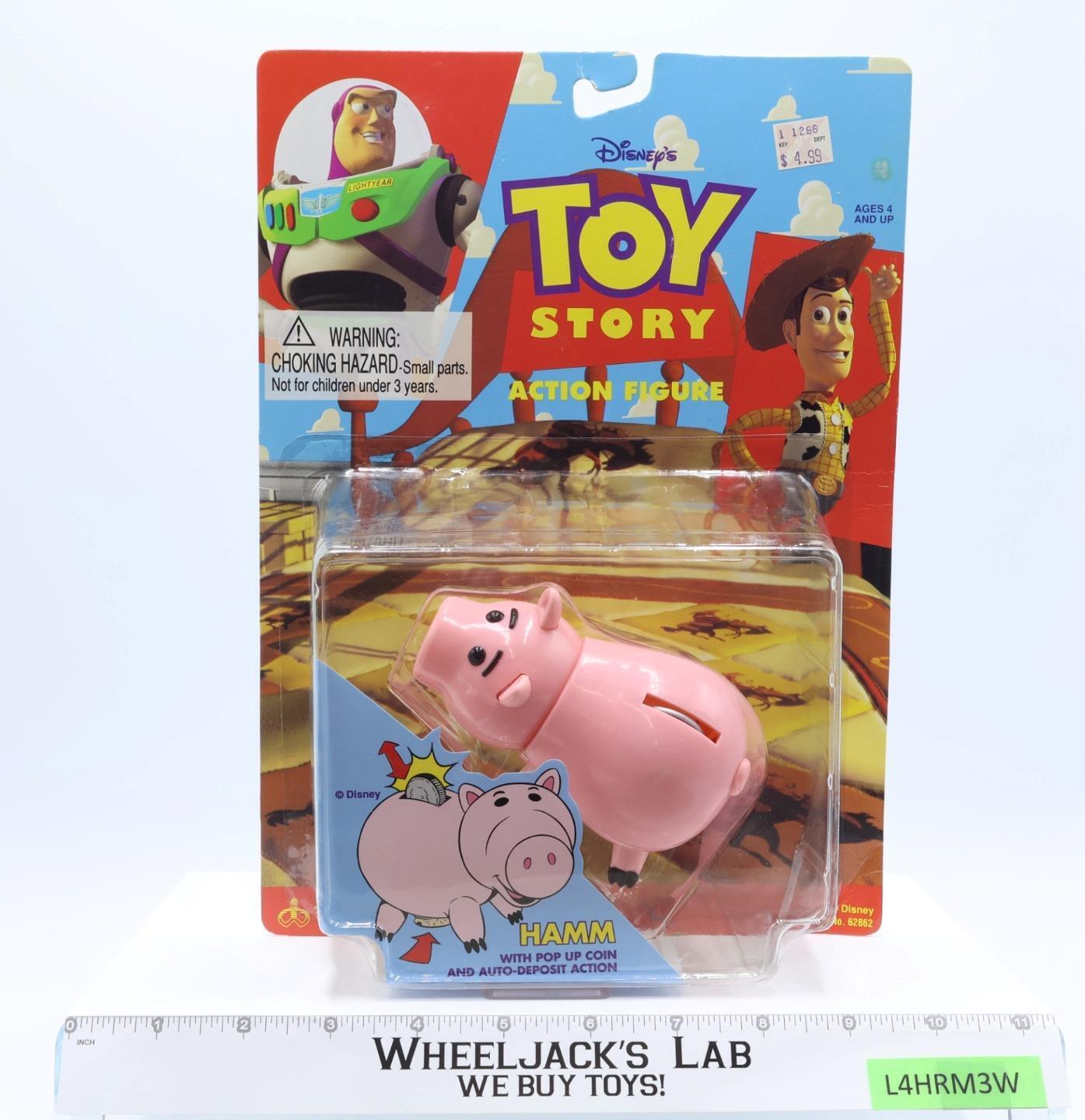 Hamm Pop Up Coin Disney Toy Story 1995 Thinkway Toys Figure NEW SEALED ...