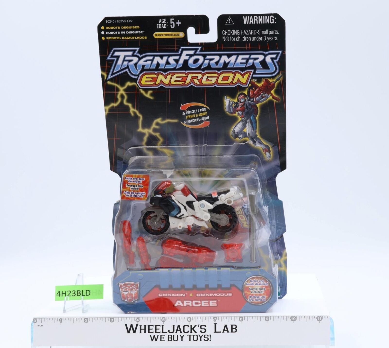 Arcee 100% Complete Transformers Energon 2003 Hasbro Action Figure ...