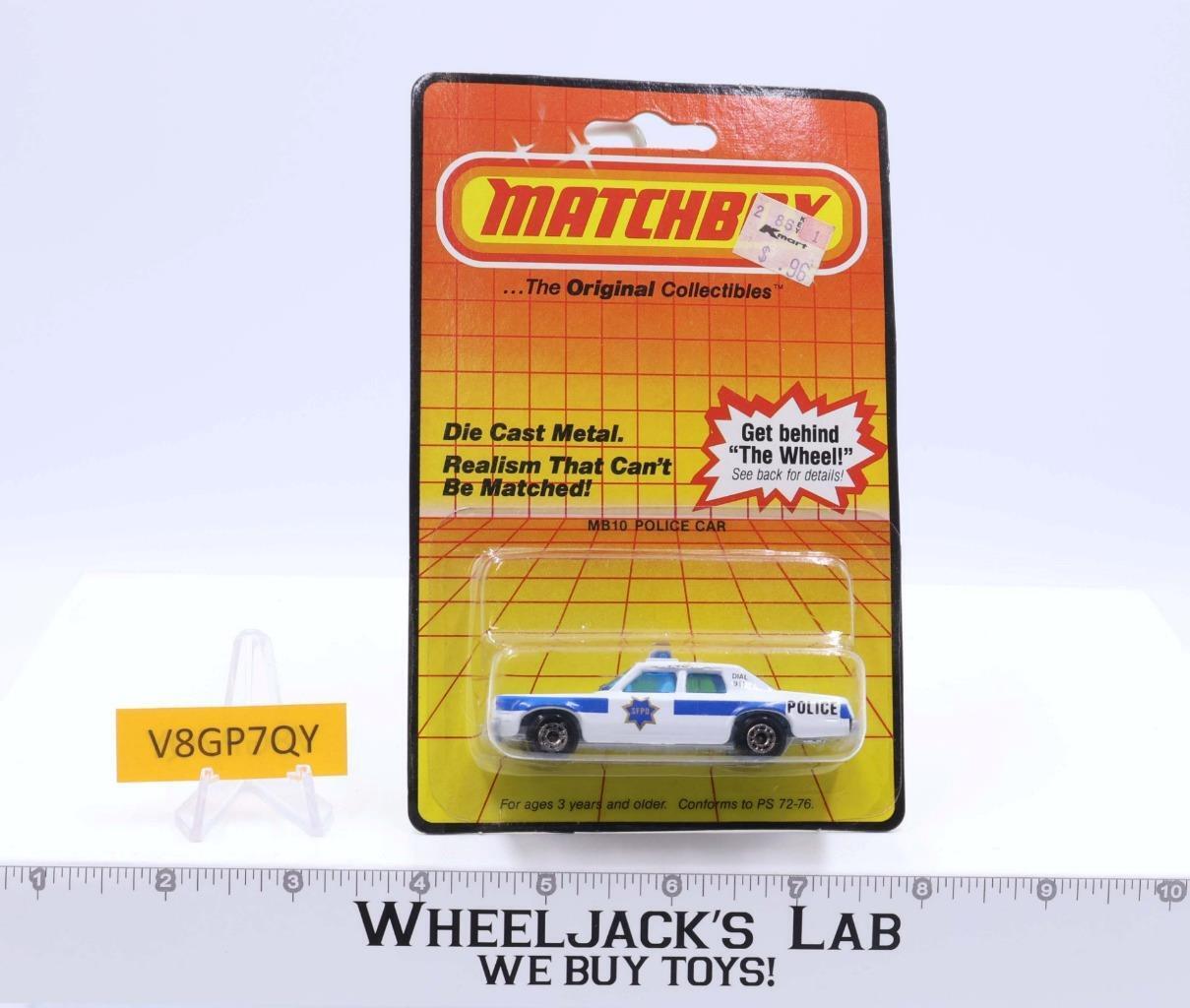 Police Car MB10 Die Cast Matchbox 1983 MOSC NEW - Wheeljack's Lab