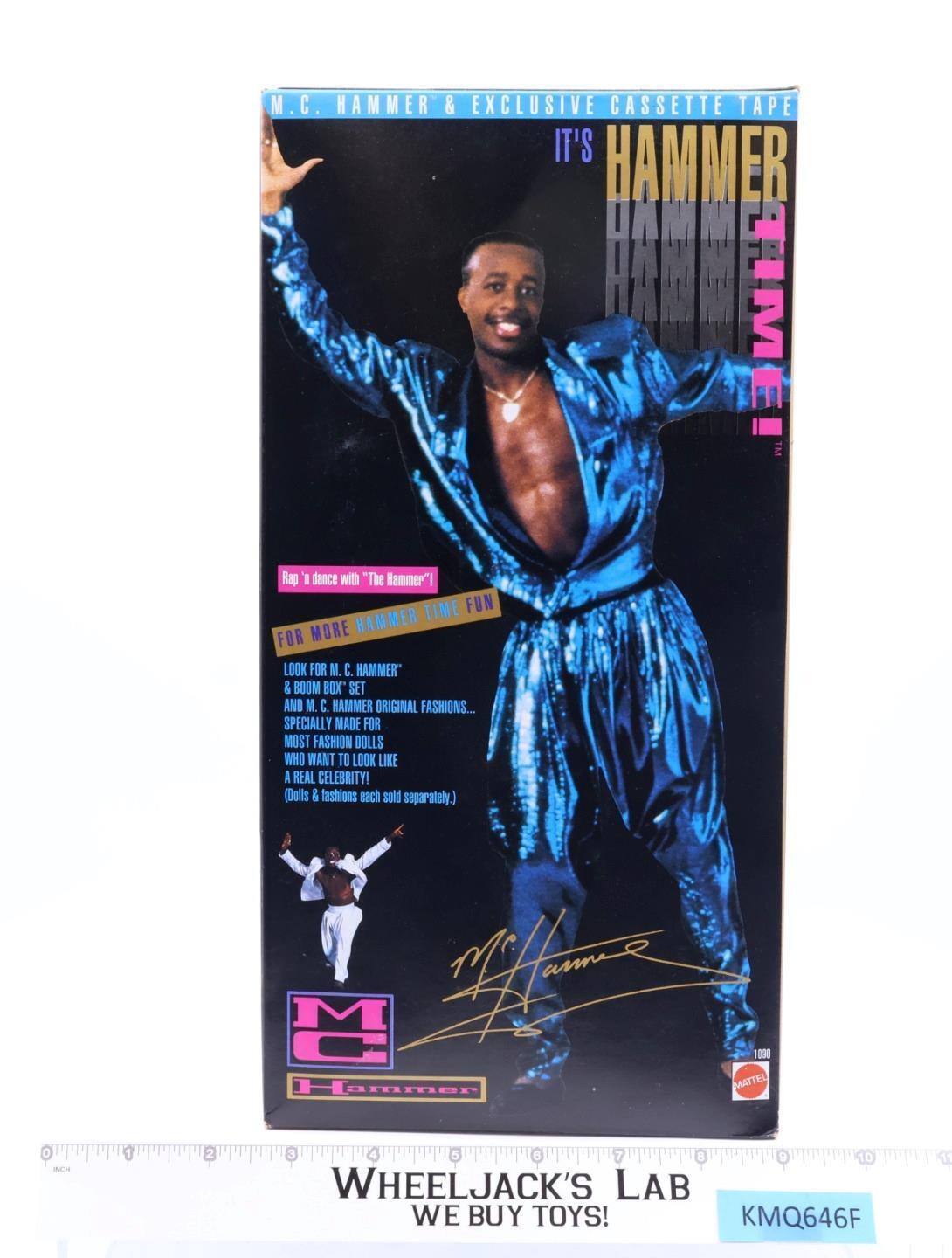 #1090 MC Hammer & Exclusive Cassette Tape 1991 Mattel 12" Doll NEW ...