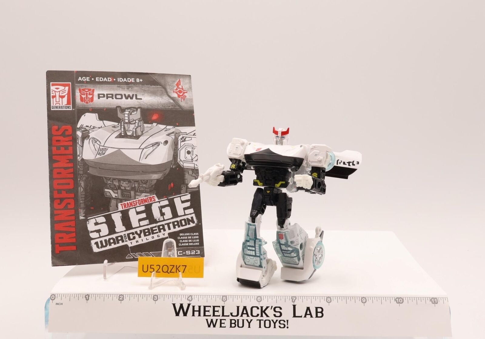 Prowl 100% Complete Transformers Siege War for Cybertron 2019 Hasbro ...