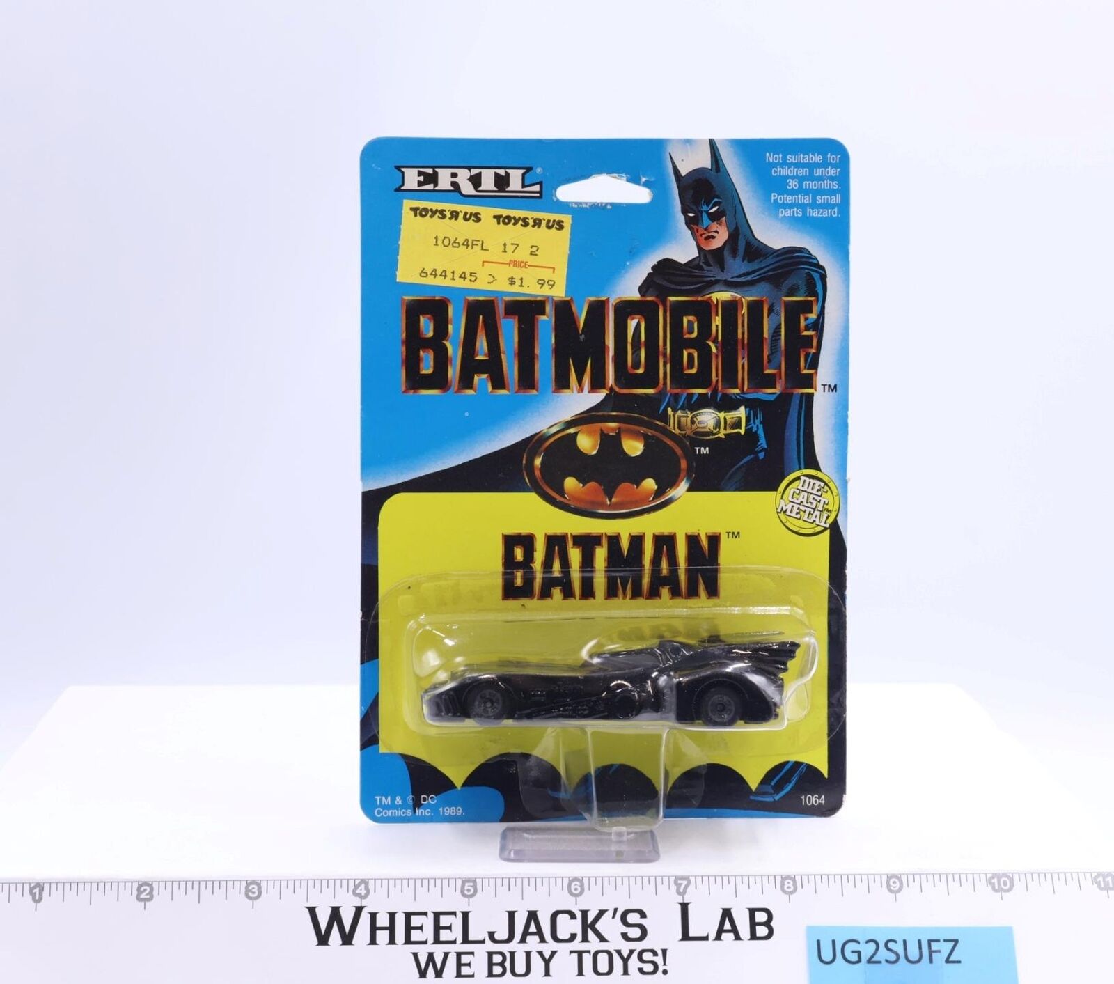 Batman Batmobile MOSC NEW Diecast Metal ERTL 1989 Batmobile Vehicle ...