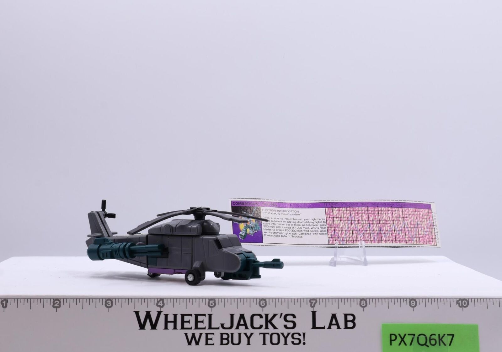 Vortex 100% Complete 1986 Vintage Hasbro G1 Transformers Action Figure ...