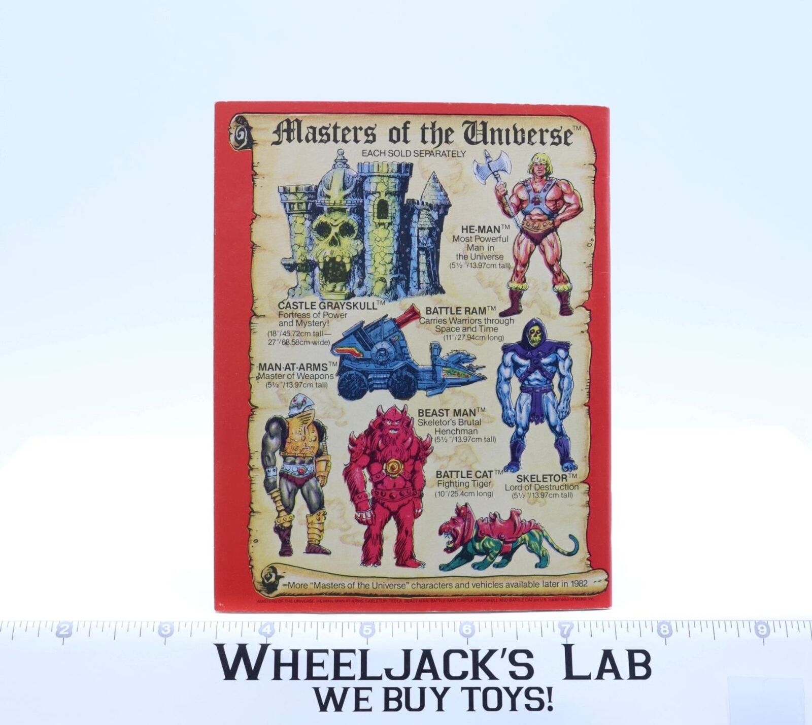 The Vengeance of Skeletor Mini Comic Book He-Man MOTU 1982 - Wheeljack ...