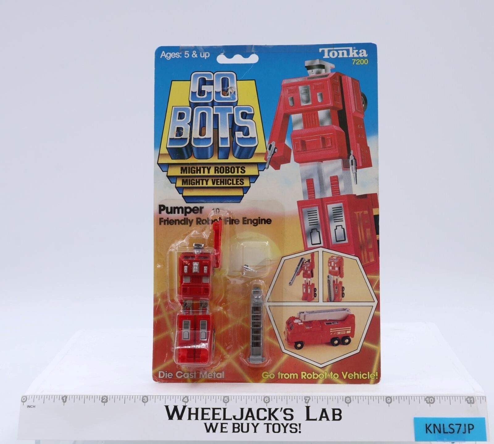 Pumper Friendly Robot Fire Engine Gobots 1983 Tonka Action Figure NEW ...