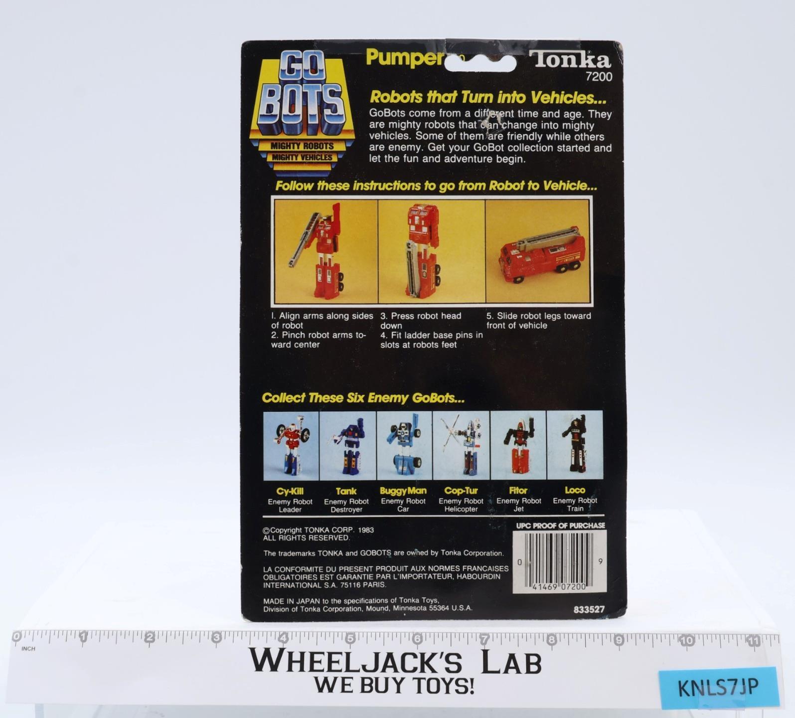 Pumper Friendly Robot Fire Engine Gobots 1983 Tonka Action Figure NEW ...