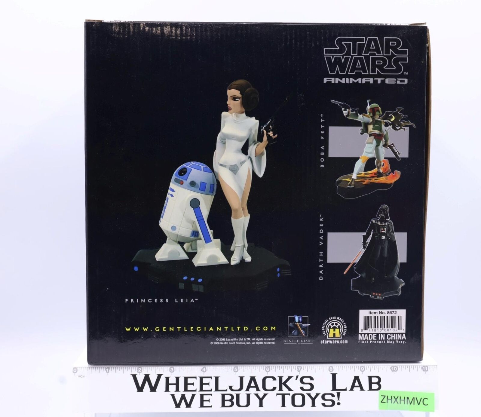 Princess Leia & R2-D2 Star Wars Animated 2006 Gentle Giant Maquette ...