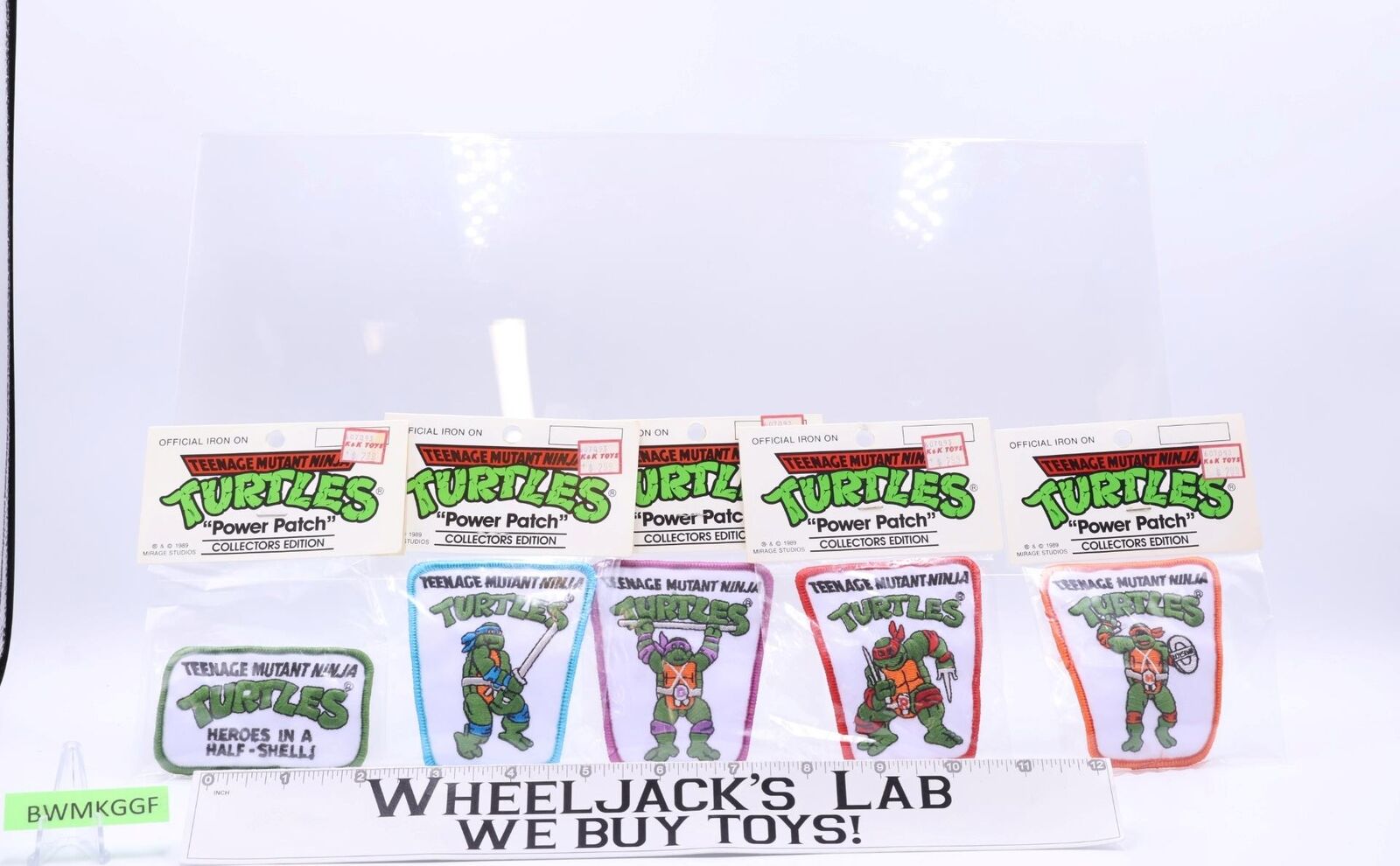 Lot of 5 Iron-On Patches Teenage Mutant Ninja Turtles TMNT Mirage ...