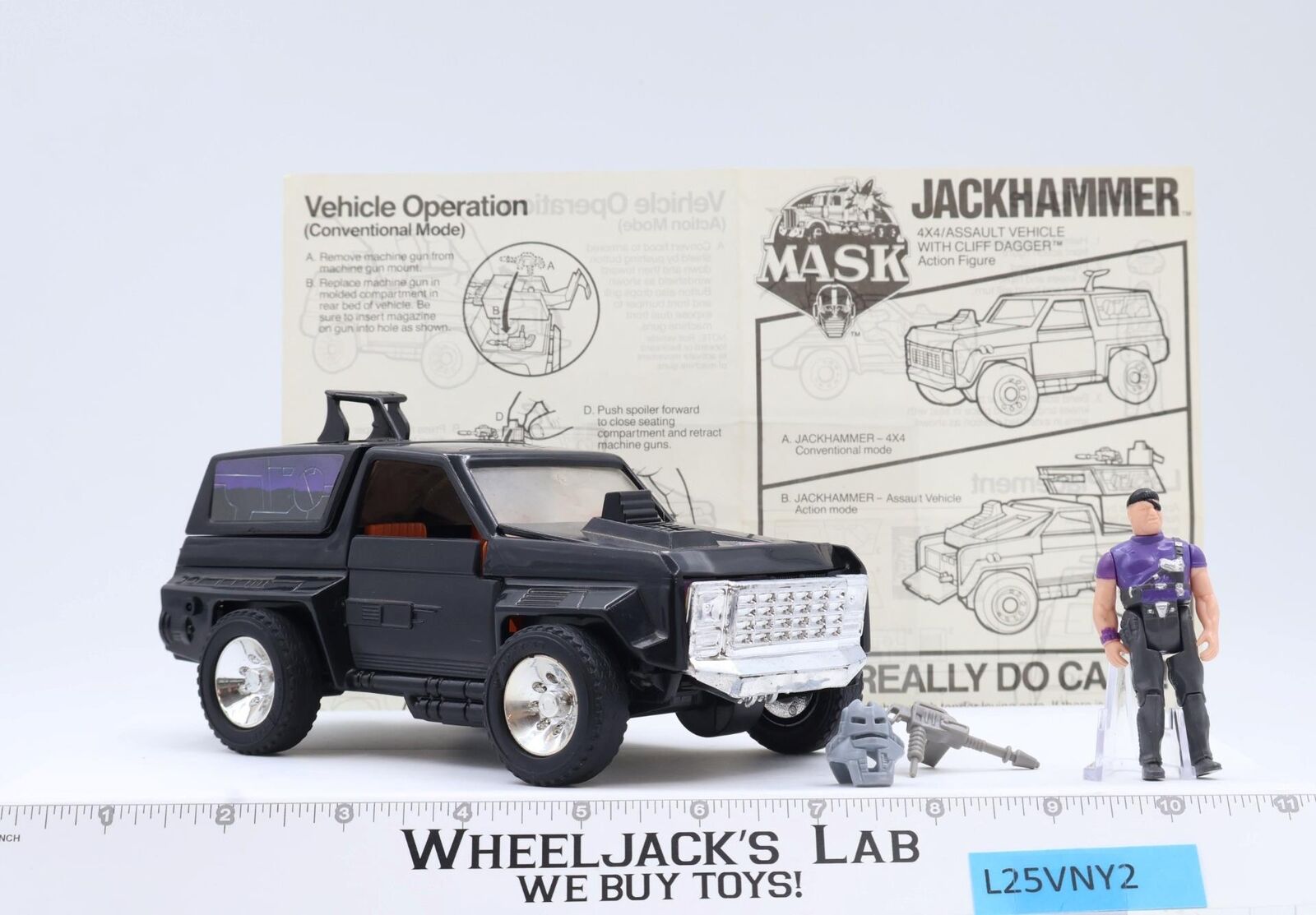 Jackhammer W/Cliff Dagger 100% Complete MASK M.A.S.K. 1985 Vintage ...