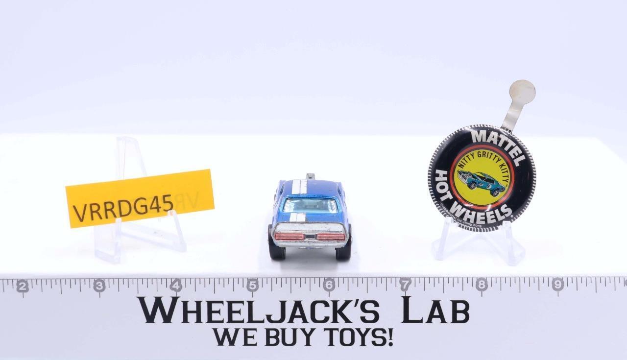 Nitty Gritty Kitty Blue 1970 Redline Hot Wheels Mattel Vintage RL w ...