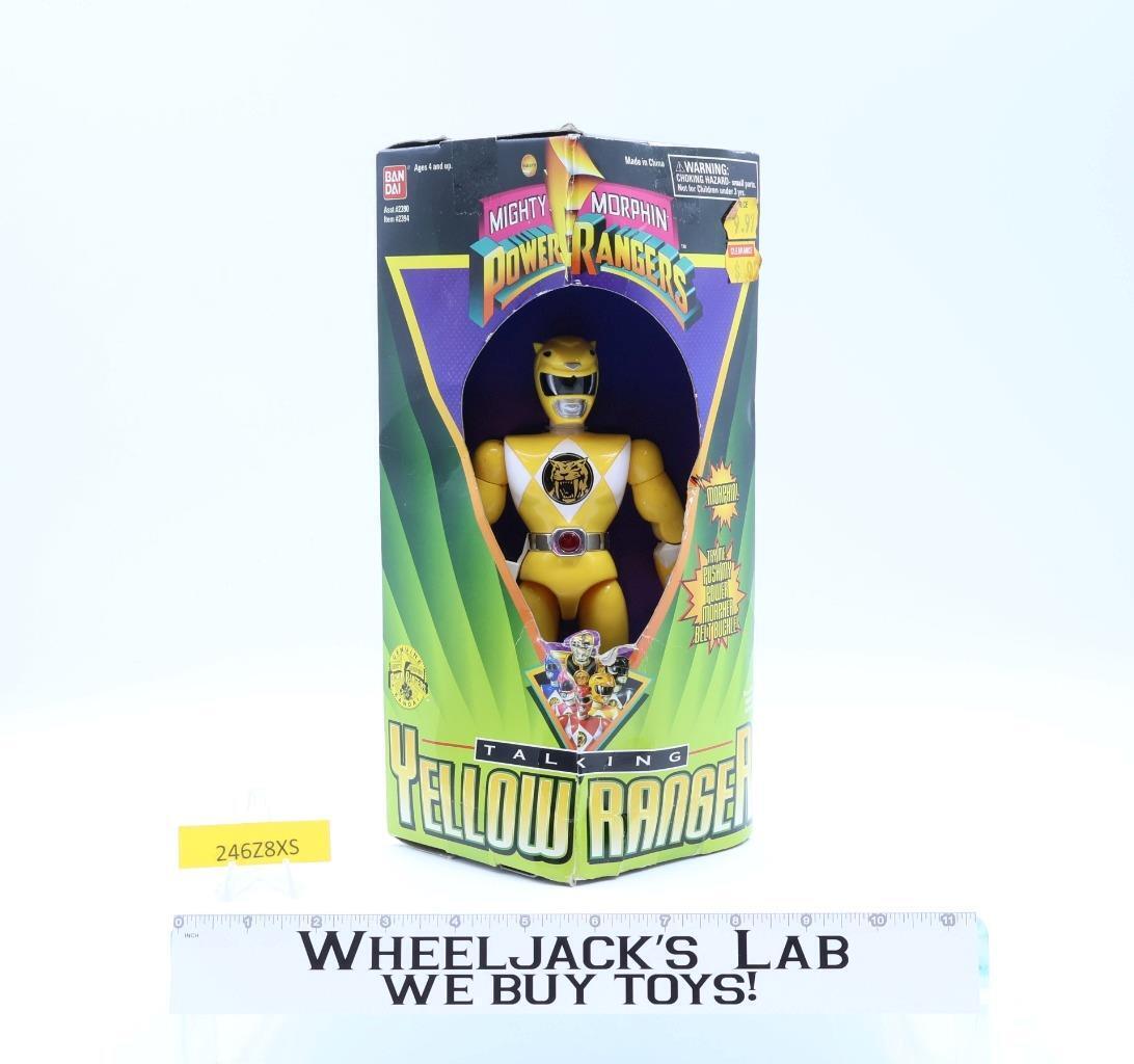 Talking Yellow Ranger Mighty Morphin Power Rangers 1995 Bandai NEW MISB ...