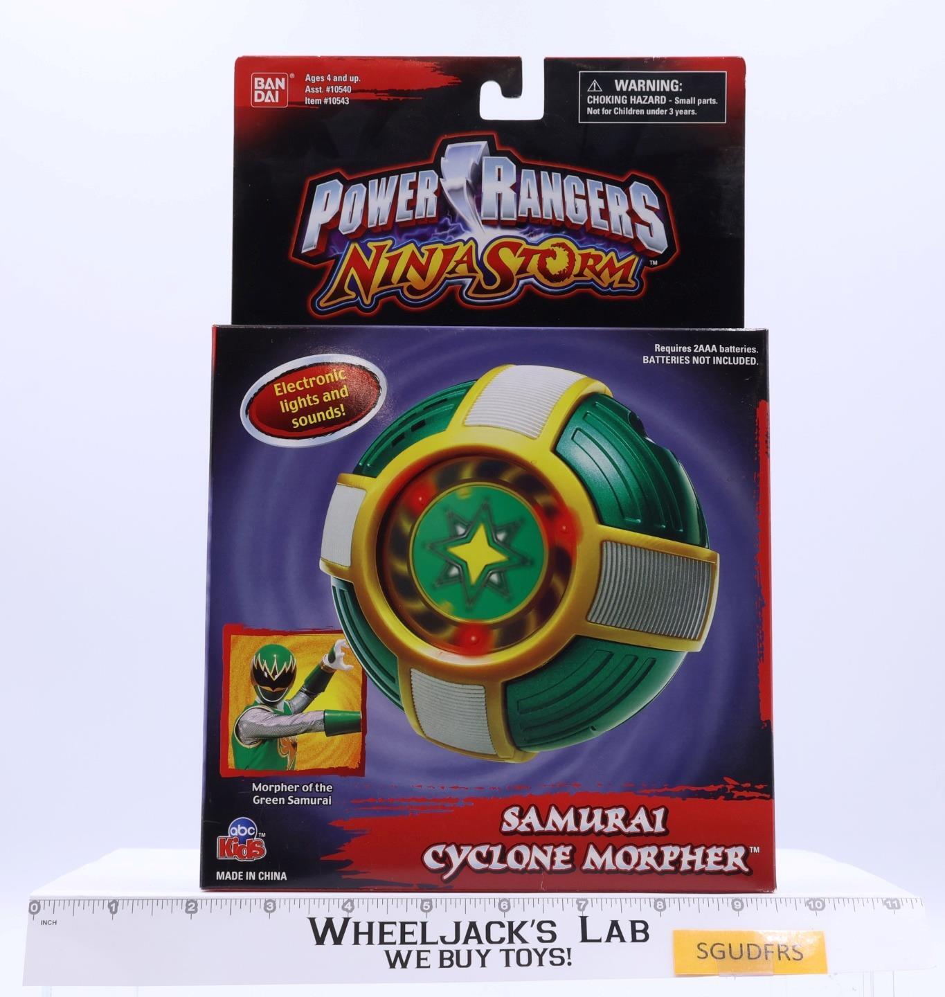 Samurai Cyclone Morpher Power Rangers Ninja Storm 2003 Bandai Complete ...