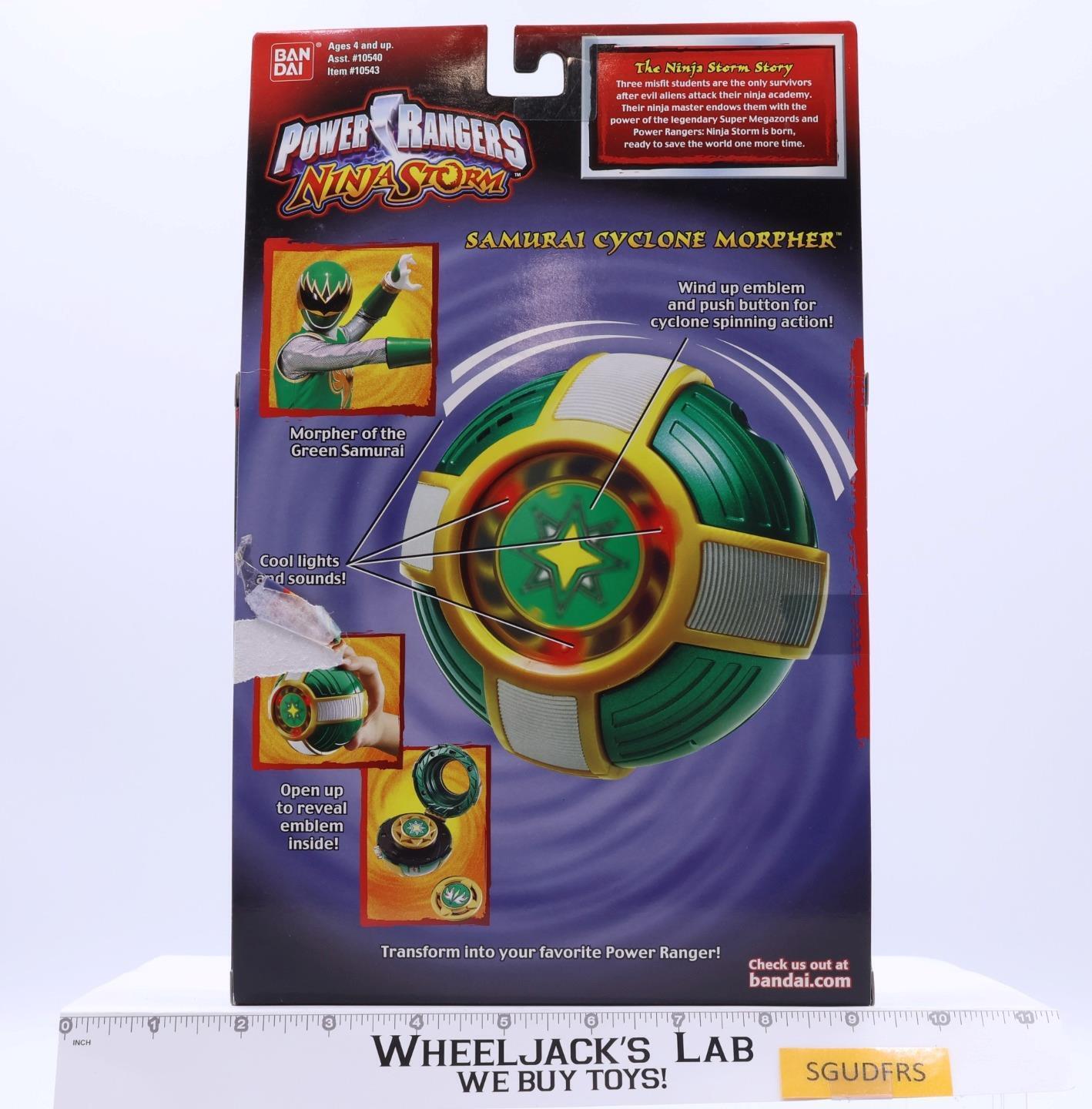 Samurai Cyclone Morpher Power Rangers Ninja Storm 2003 Bandai Complete ...