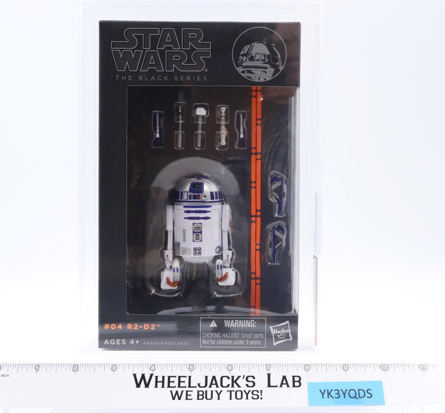 #04 R2-D2 AFA GRADED U9.25 Star Wars Black Series 2013 Hasbro NEW ...