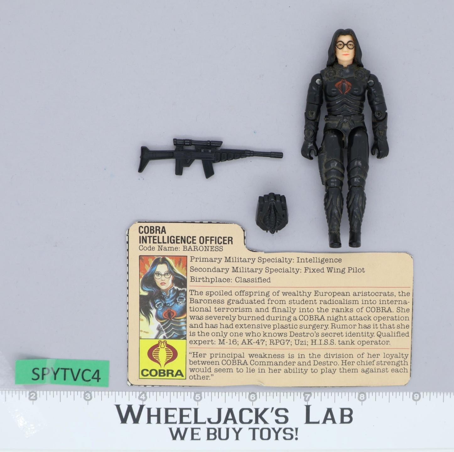Baroness V1 100% Complete G.I. Joe 1984 Hasbro Vintage Action Figure ...