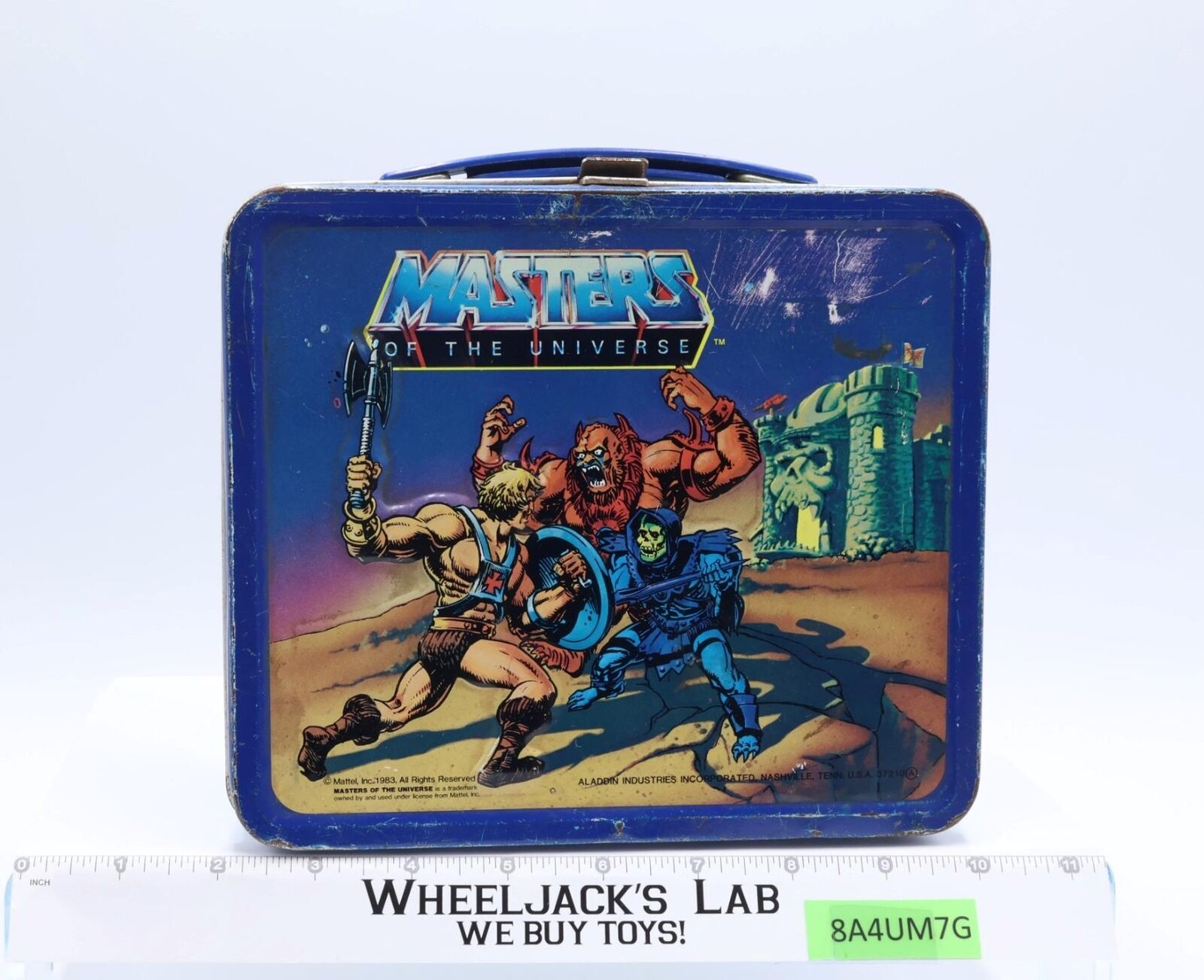 He-Man Masters of the Universe MOTU Aladdin Industries 1983 Vintage ...