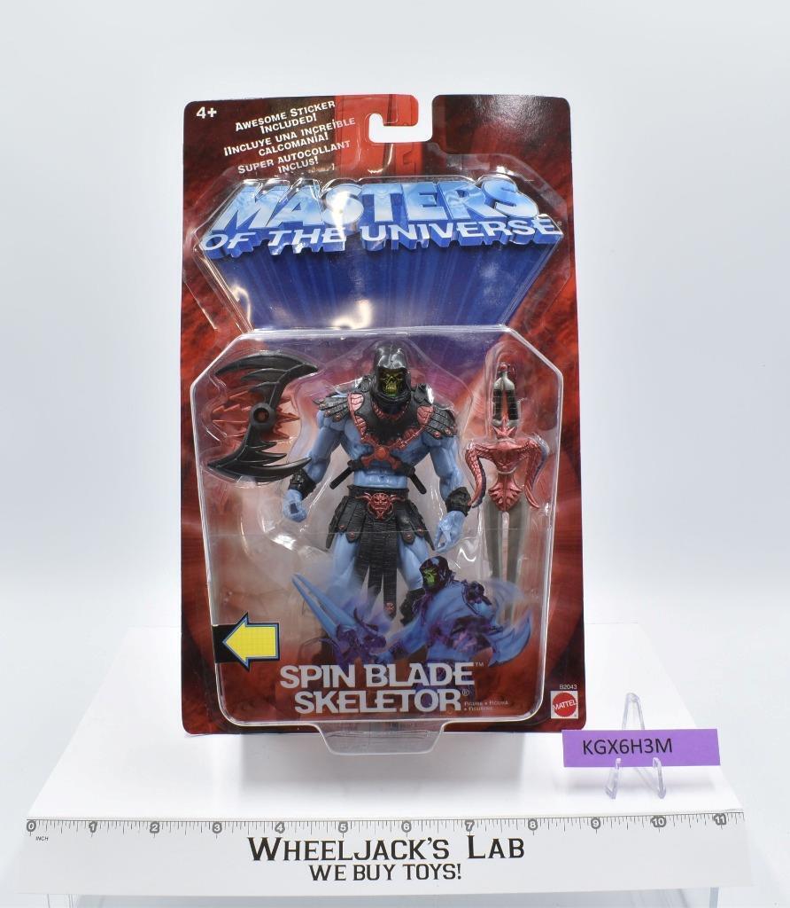 Skeletor Spin Blade 200x Masters of the Universe NEW MOSC 2002 Mattel ...