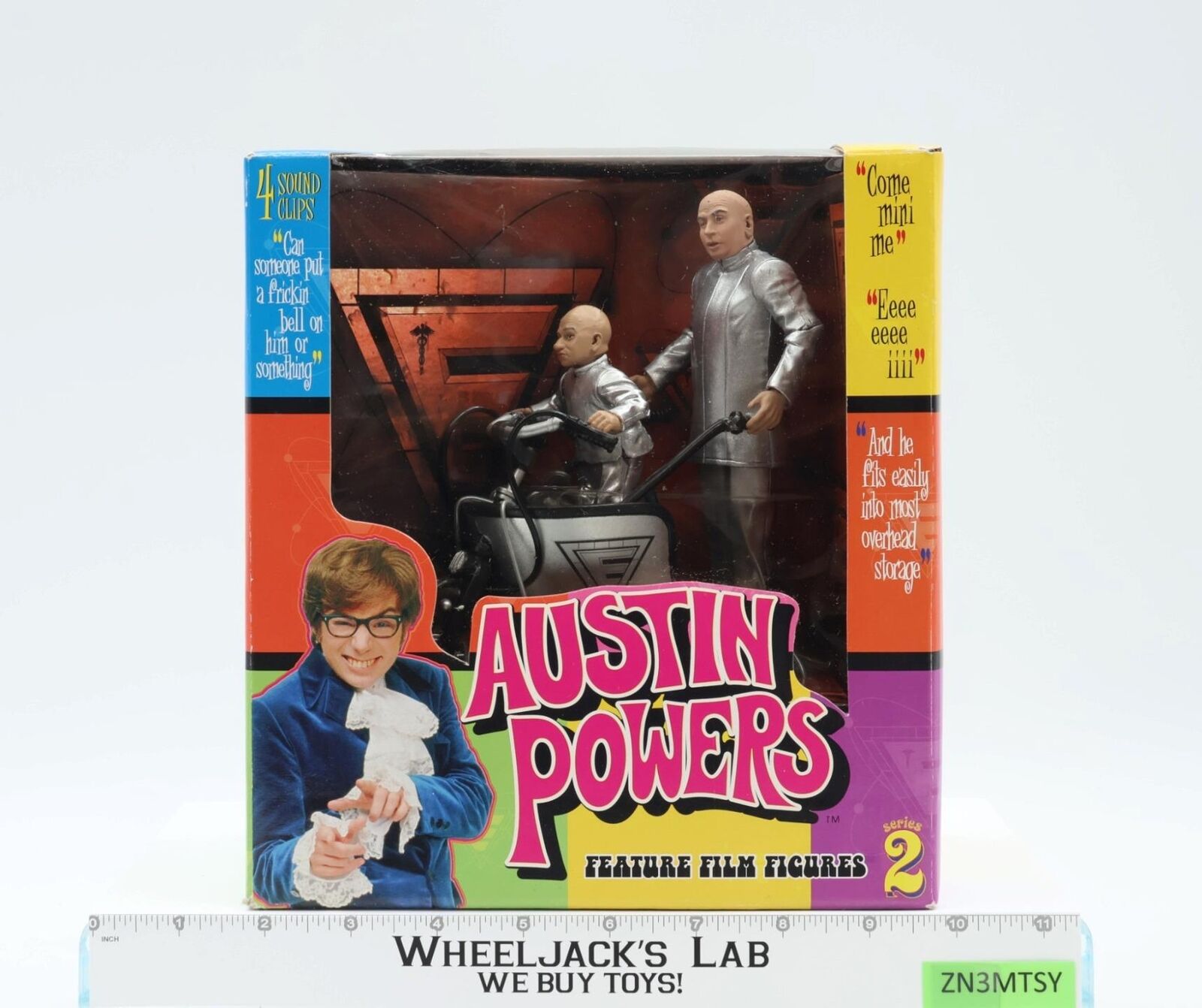 Dr. Evil & Mini Me Austin Powers 1999 McFarlane Toys Action Figure NEW ...