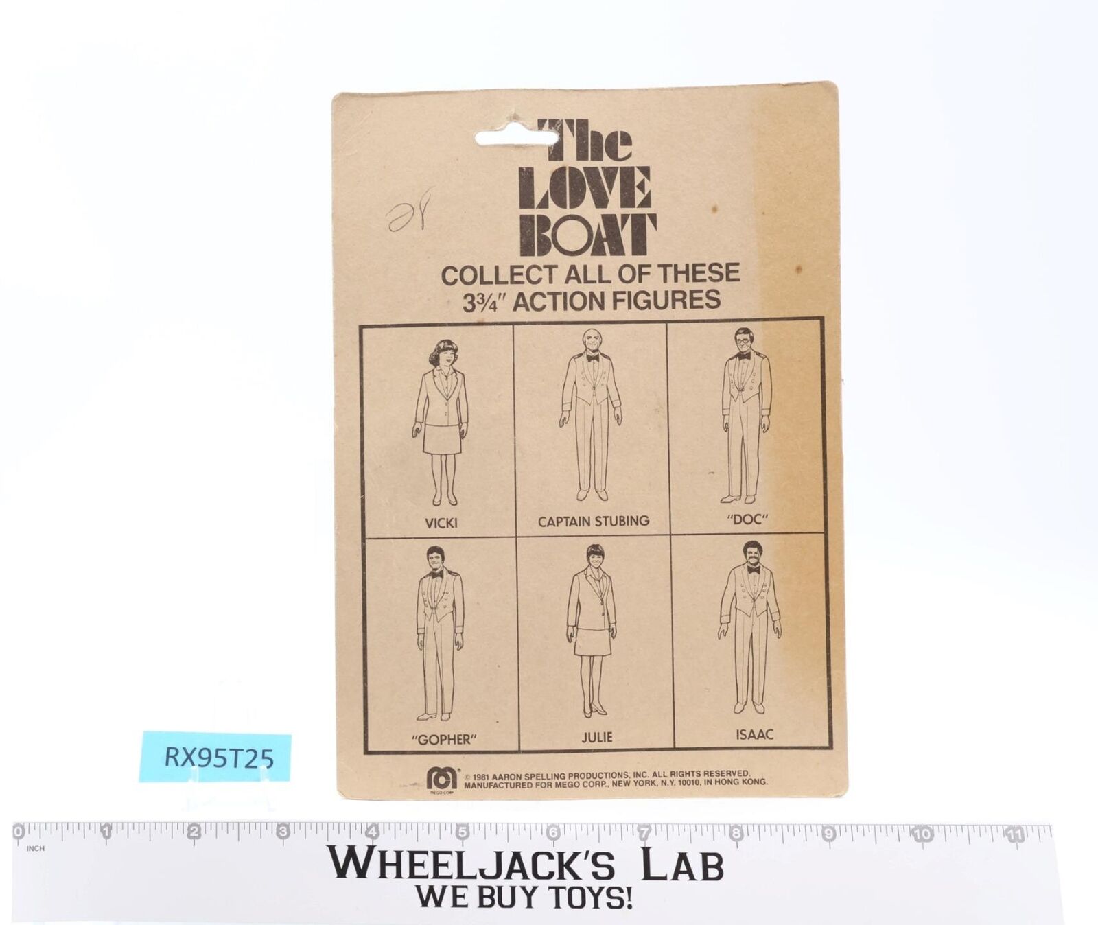 Gopher The Love Boat 1981 Mego Vintage 3.75" Action Figure NEW MOSC ...