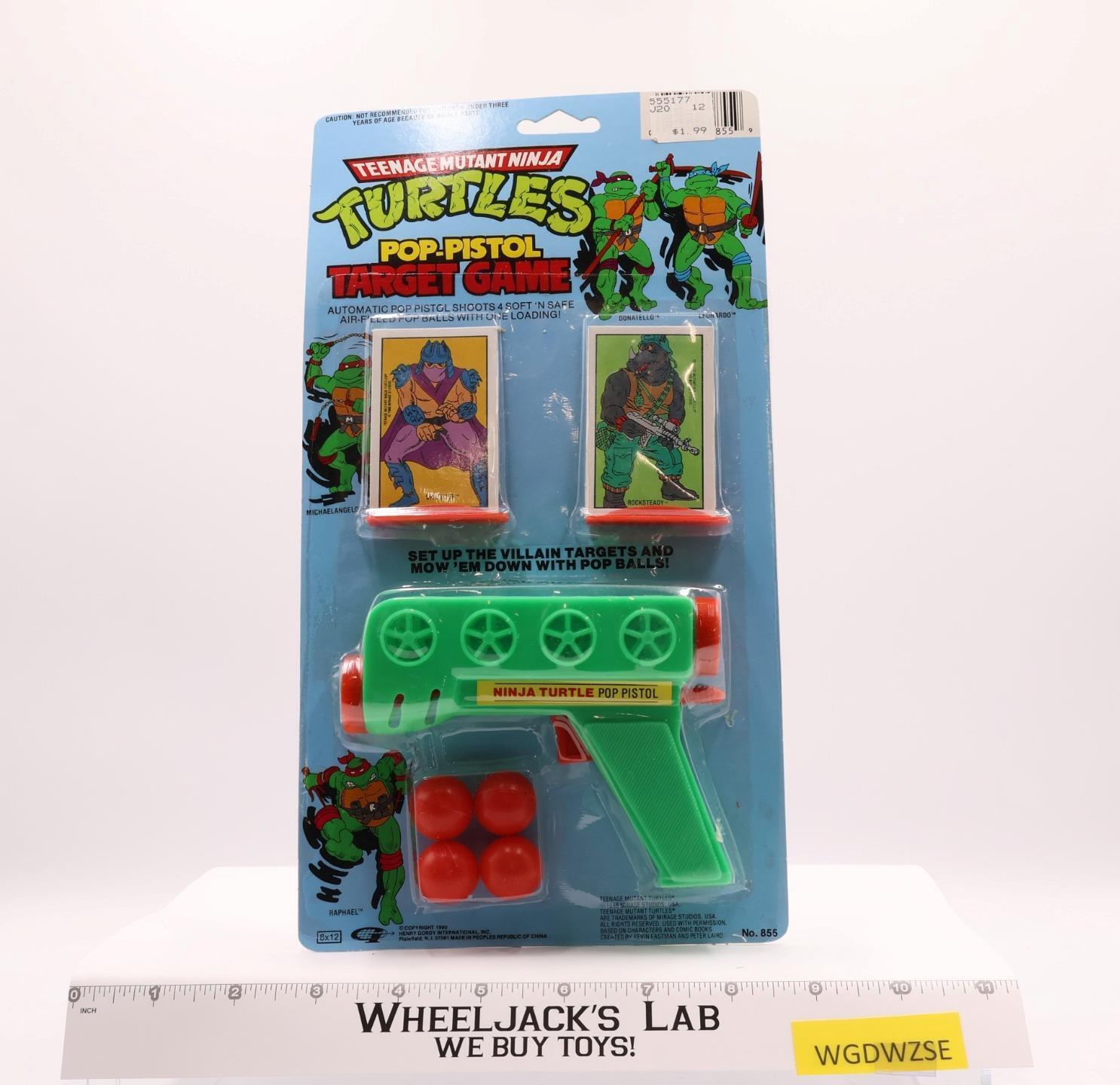 Pop Pistol Target Game Teenage Mutant Ninja Turtles TMNT 1990 NEW ...