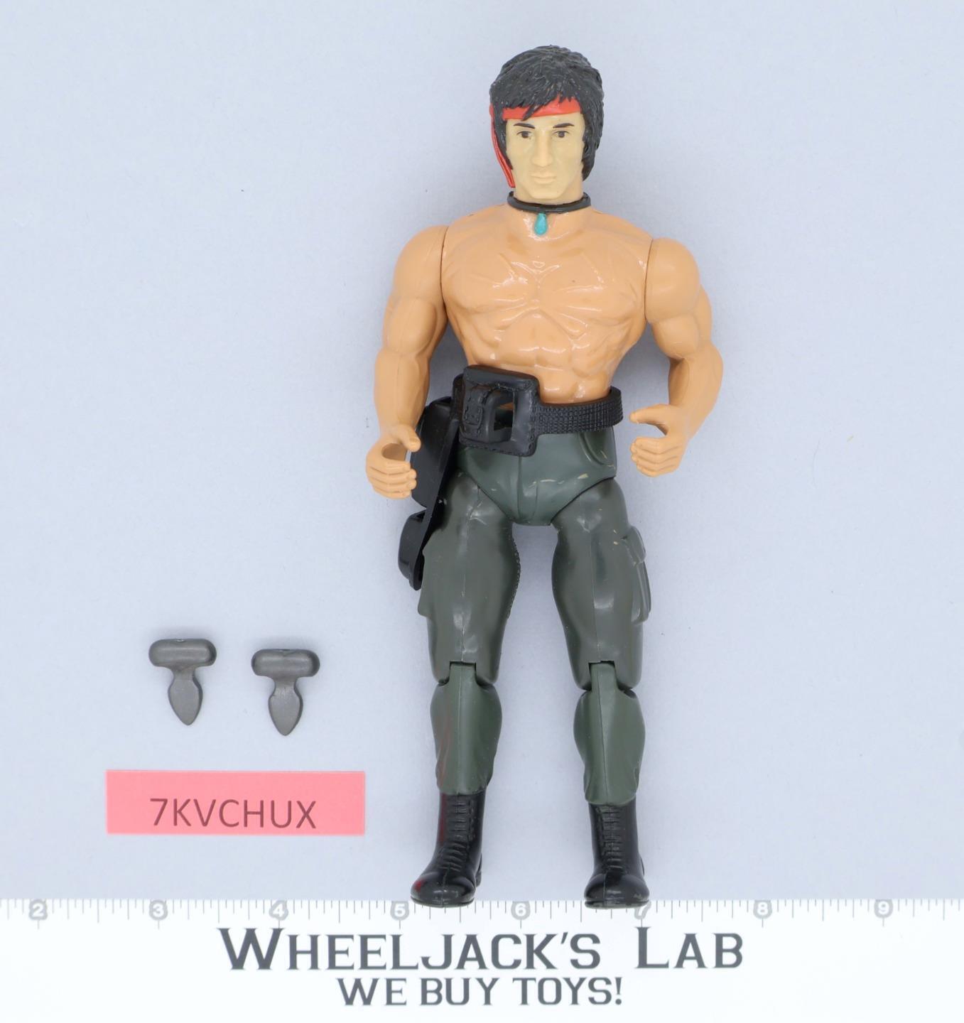 John Rambo Sylvester Stallone Rambo 1986 Coleco Vintage Action Figure ...