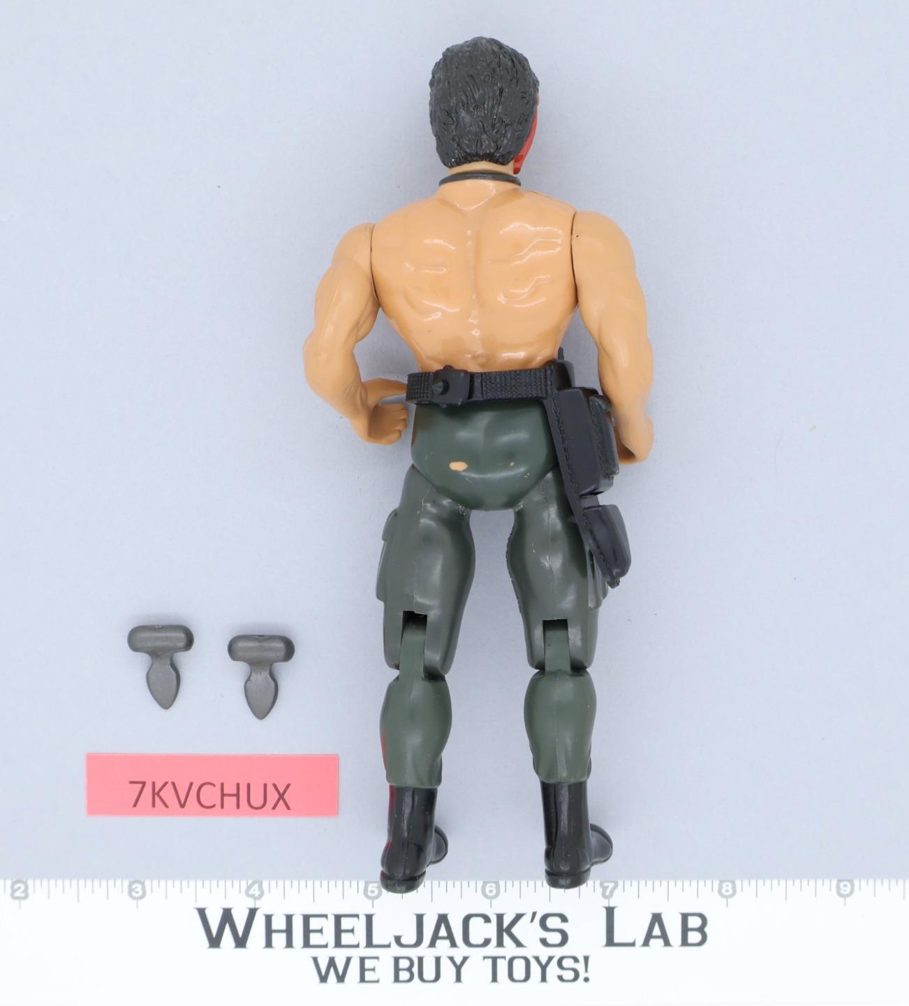 John Rambo Sylvester Stallone Rambo 1986 Coleco Vintage Action Figure ...