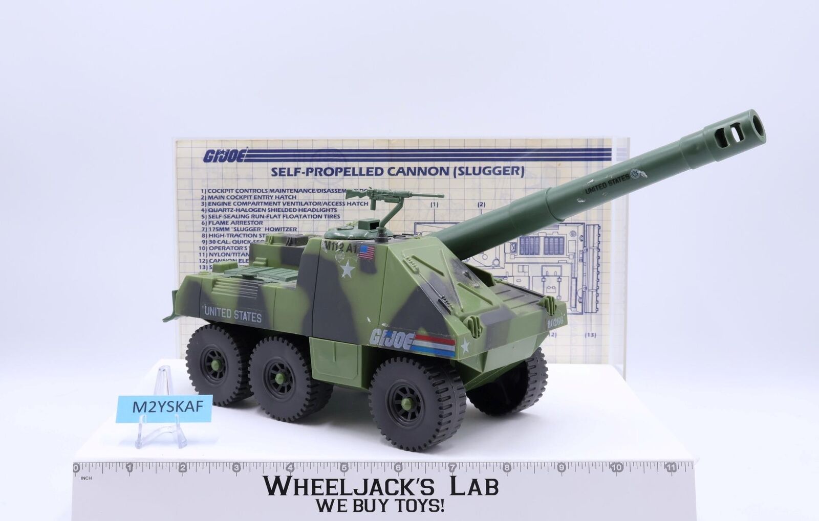 Slugger Tank 100% Complete G.I. Joe 1984 Hasbro Vintage Vehicle Action ...