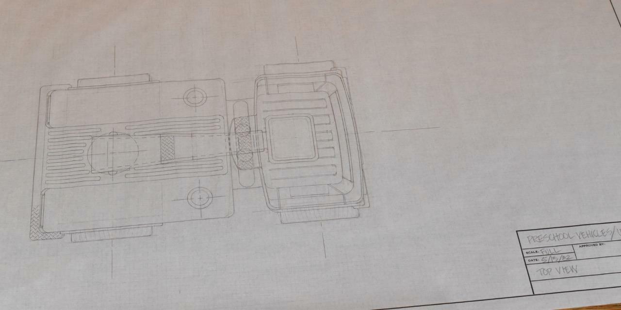 Lot of 5 Utility Truck Tonka INITIAL CONCEPT ART ILLUSTRATIONS SKETCHES ...