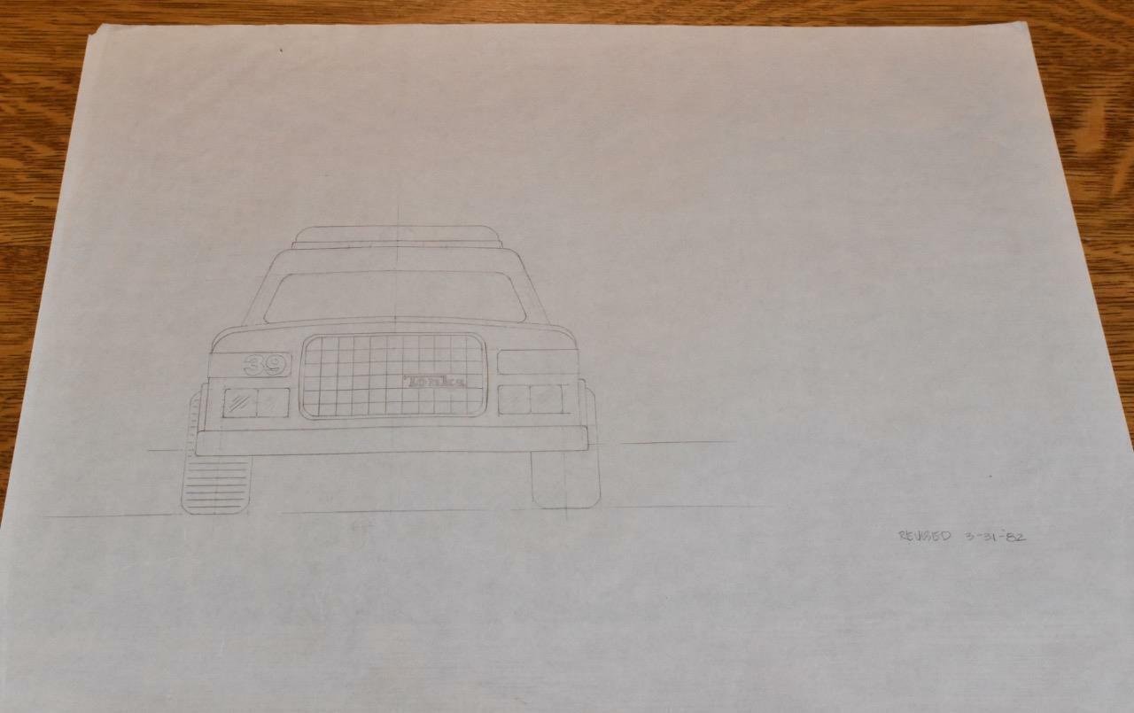 Lot of 5 Rescue Truck Preschool Tonka INITIAL CONCEPT ART ILLUSTRATIONS ...