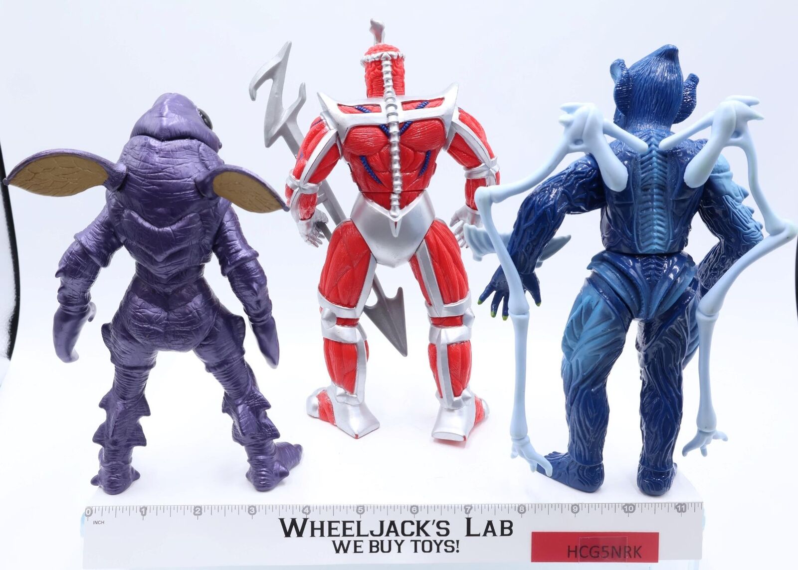 Lot of 3 Evil Space Aliens Mighty Morphin Power Rangers 1990's Bandai 8 ...