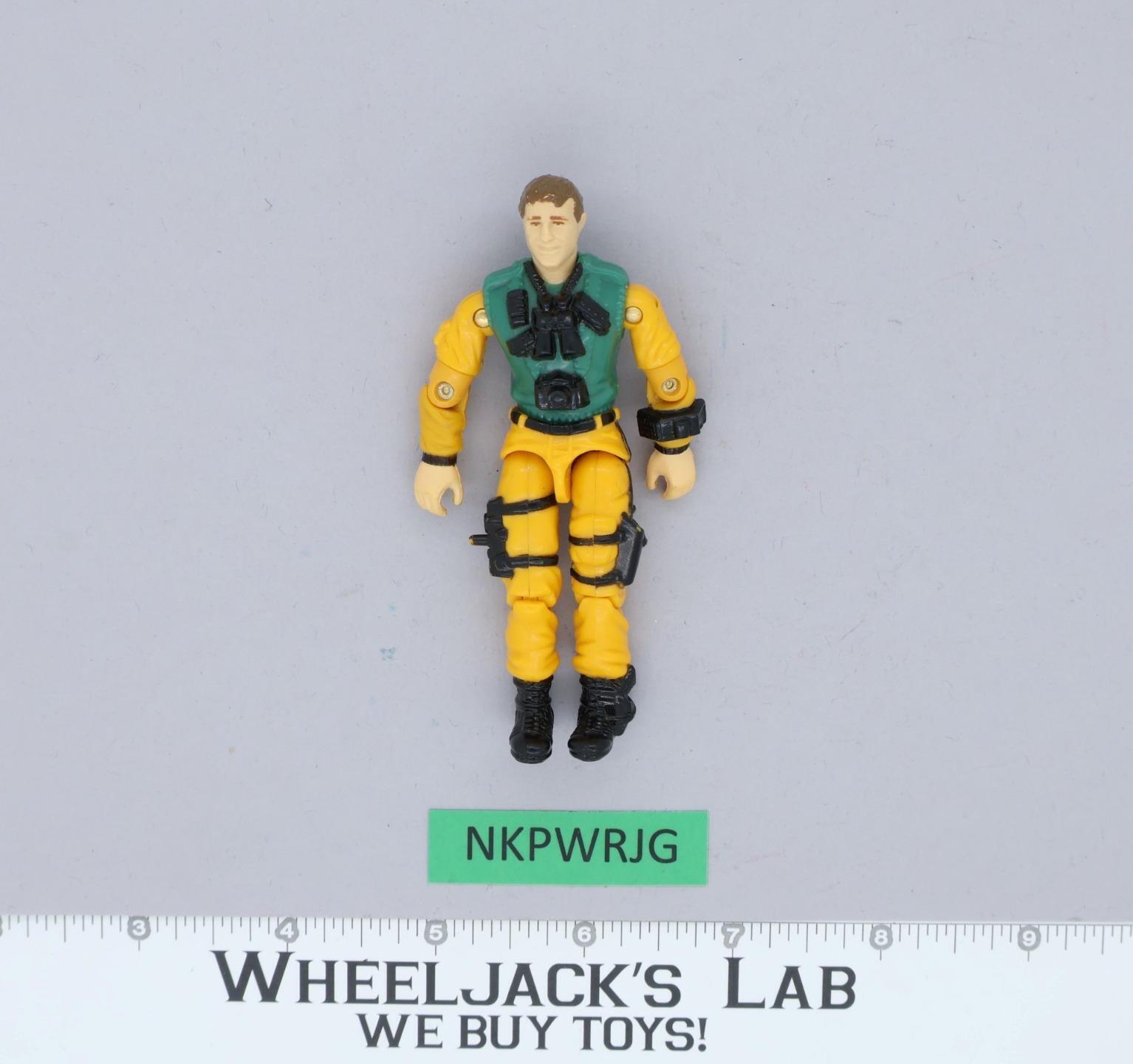 Scoop V1 G.I. Joe 1989 Hasbro Vintage Action Figure - Wheeljack's Lab