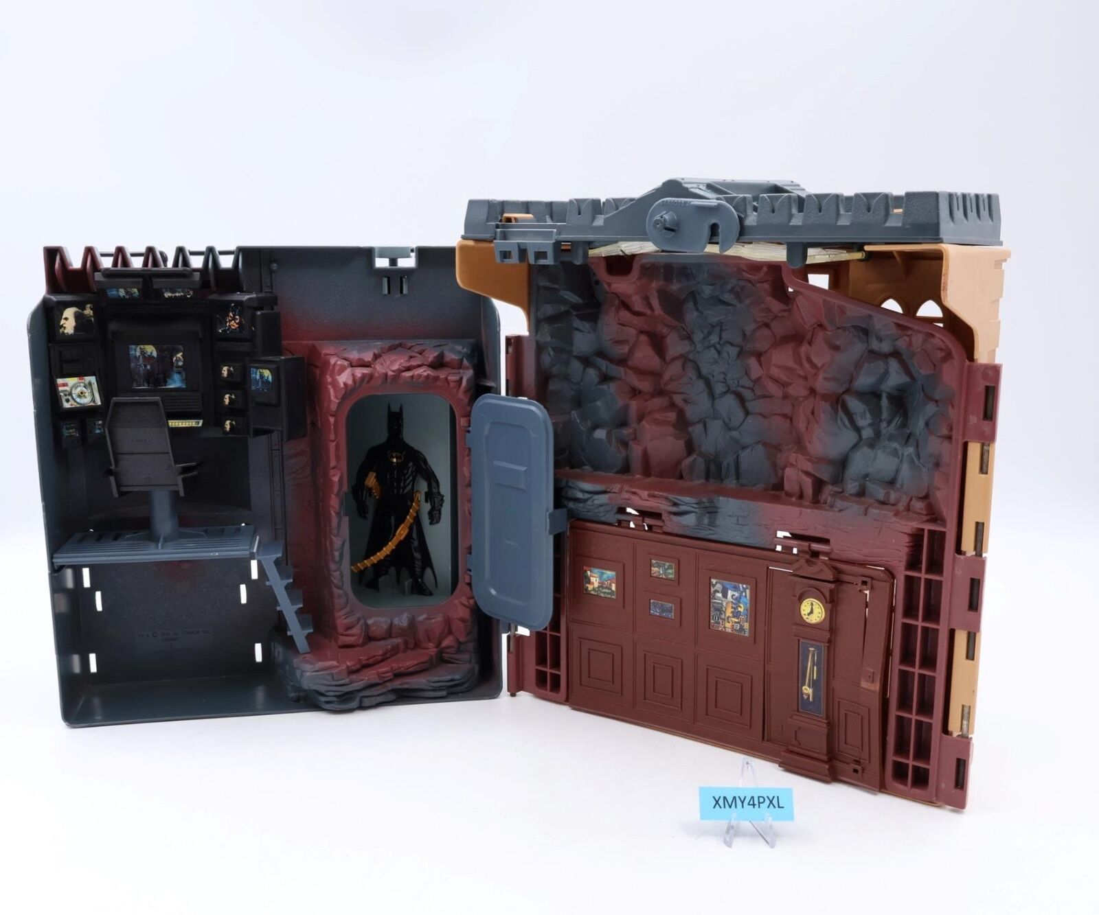 Wayne Manor Bat Cave Command Center Batman 1991 Kenner Action Figure ...